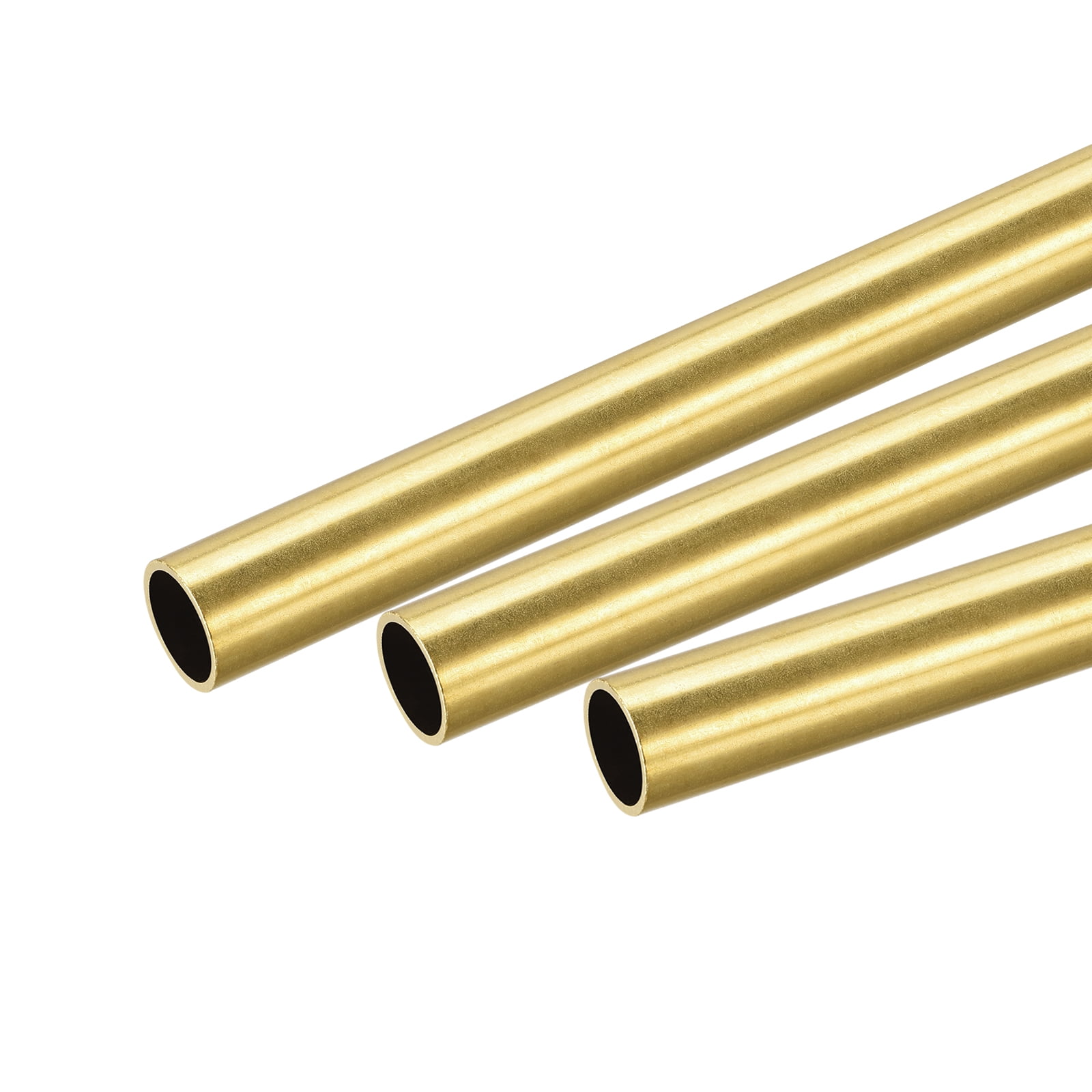 Uxcell Brass Tubing Seamless Straight Pipe Tubes 13mm x 1mm x 200mm ...
