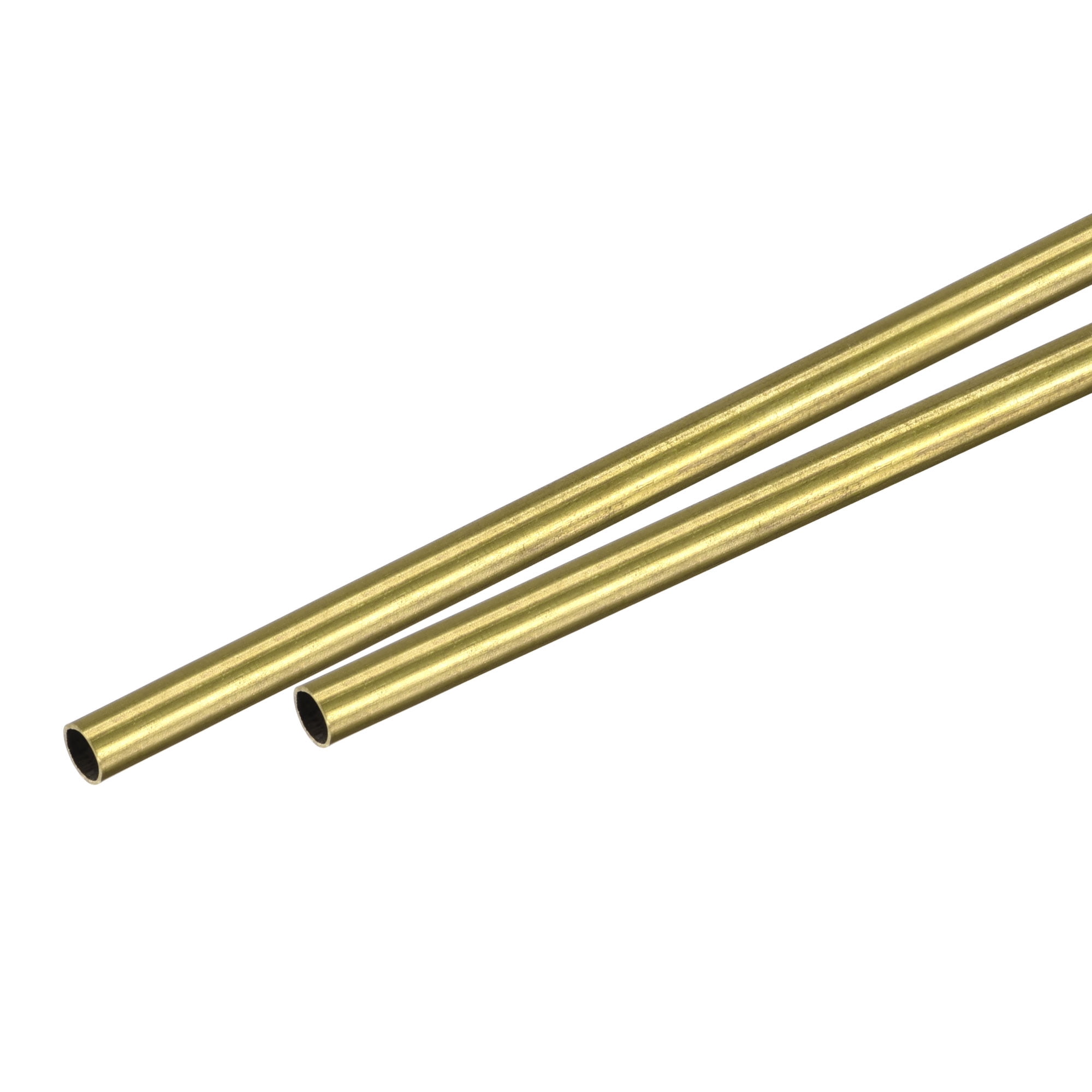 Uxcell Brass Tubing Seamless Straight Pipes Tube 3mm x 0.25mm x 300mm ...