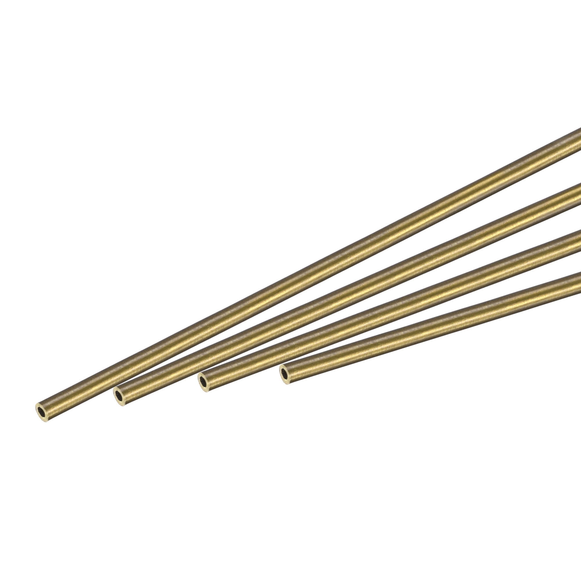Uxcell Brass Tubing Seamless Straight Pipes Tubes 1mm x 0.25mm x 300mm ...