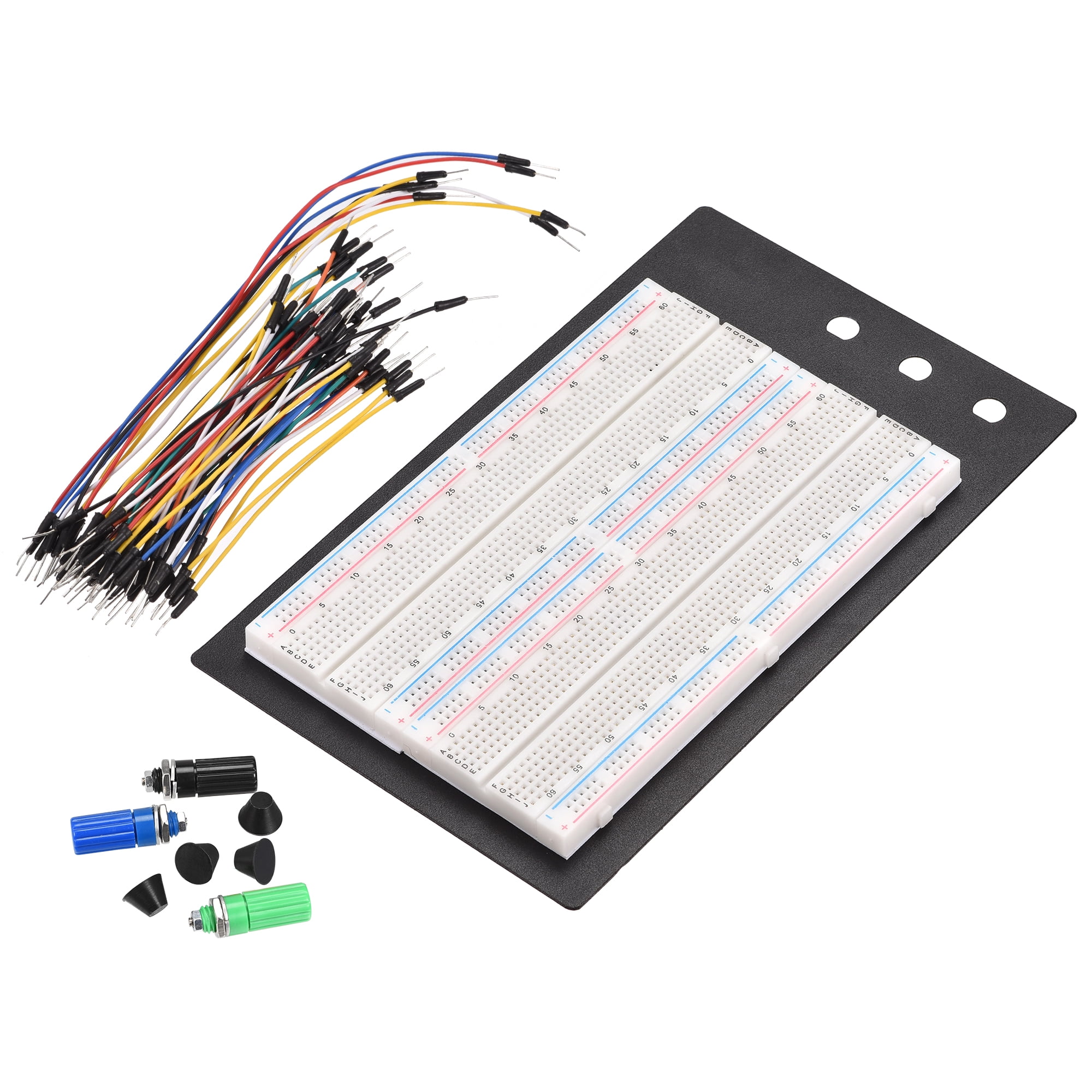 Uxcell Breadboards Kit 1660 Point Solderless Breadboards Set for Shield ...