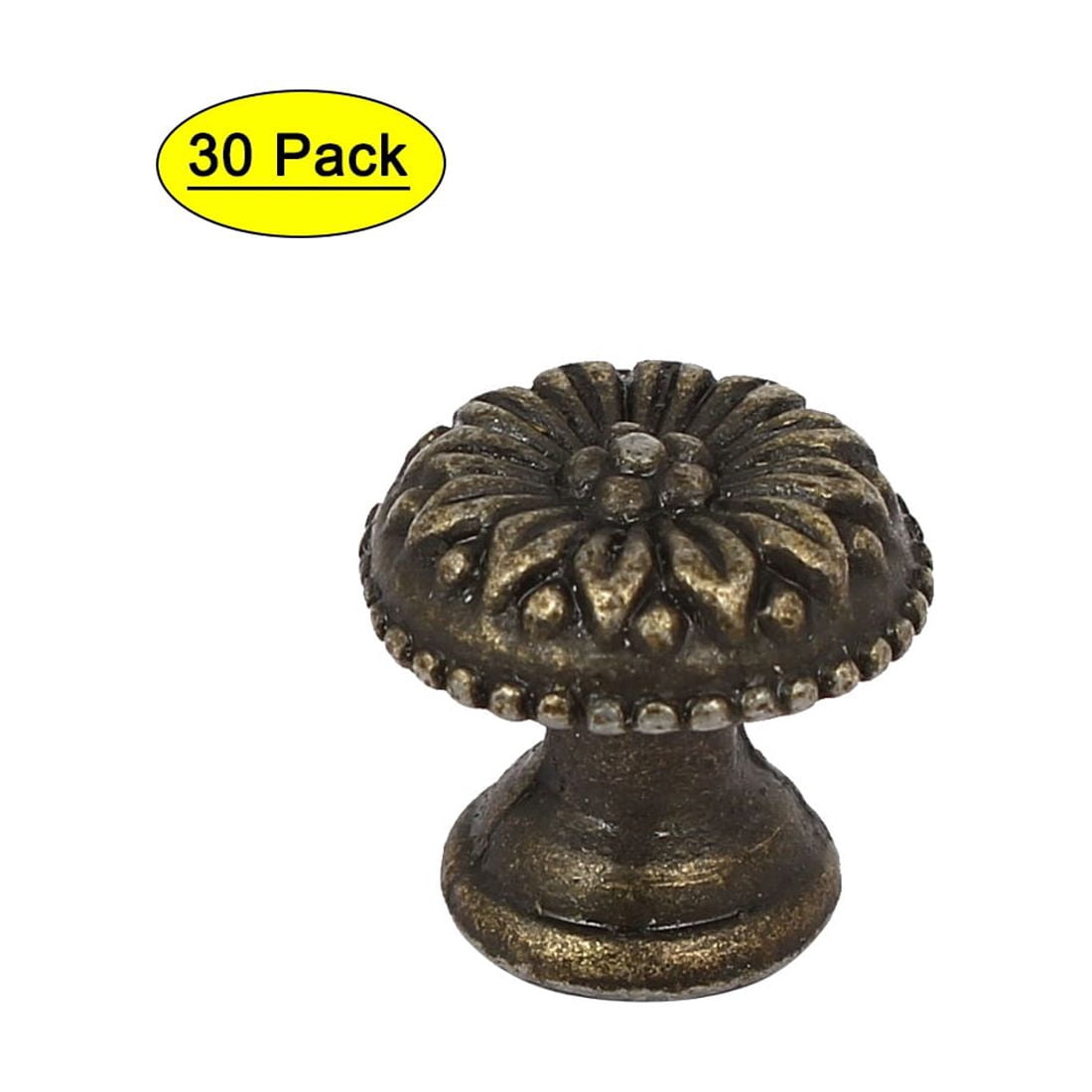 Uxcell Bronze Tone Furniture Drawer Pull Knob-0.16" Hole Diameter-30 ...