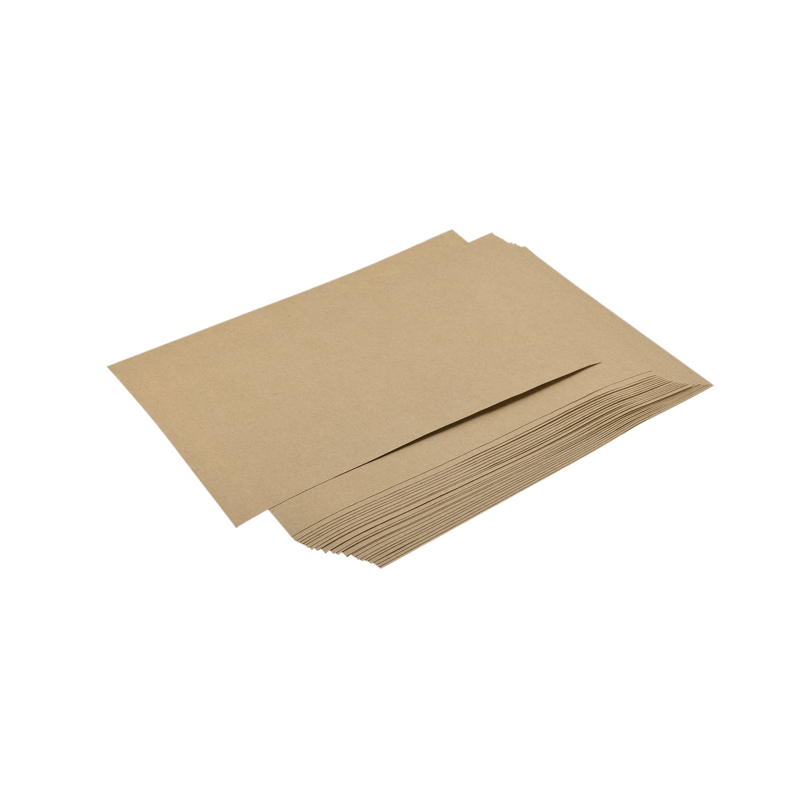 Uxcell Brown Craft Paper Sticker Shipping Labels A5 Size (1 Label/Sheet ...