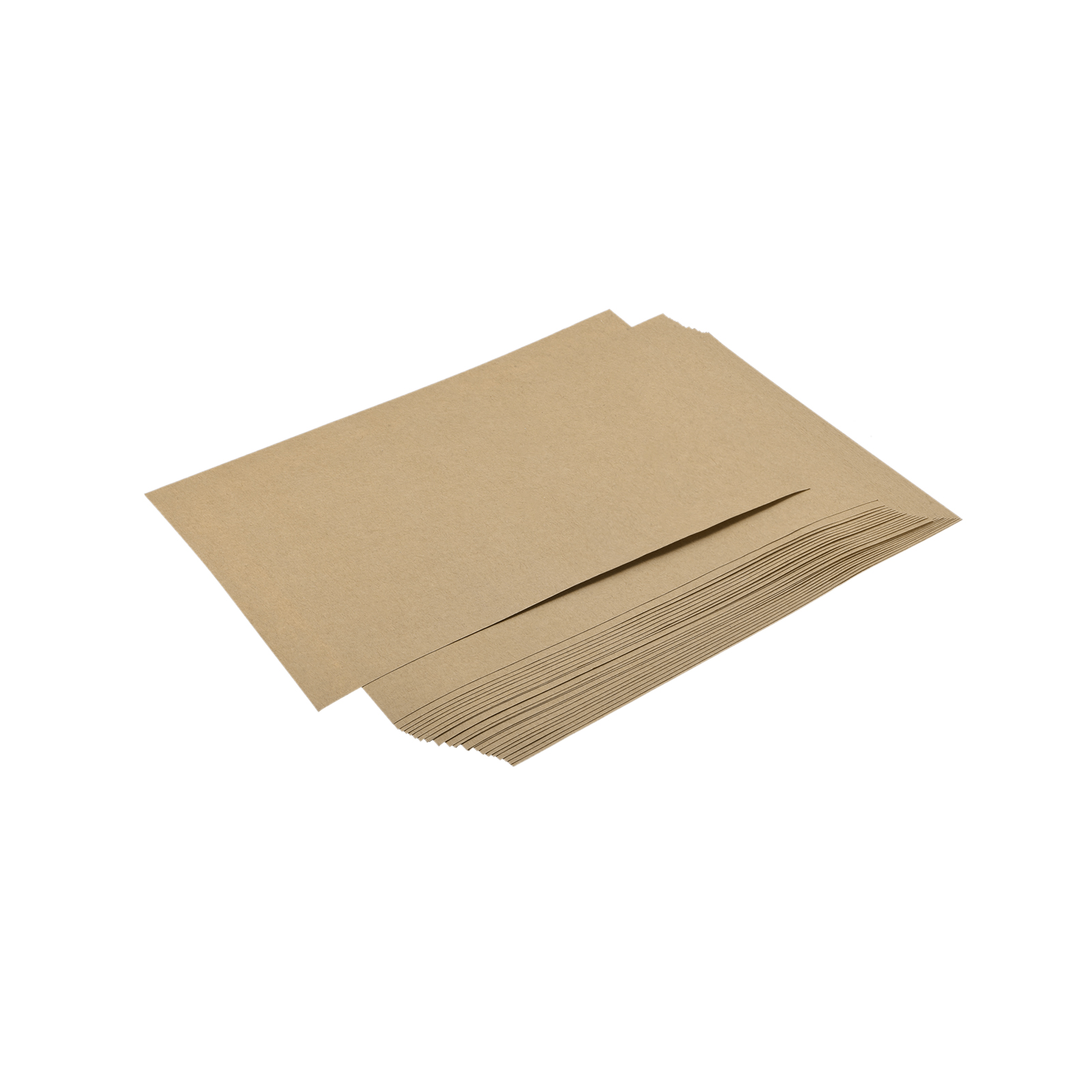 Uxcell Brown Craft Paper Sticker Shipping Labels A5 Size (1 Label/Sheet ...