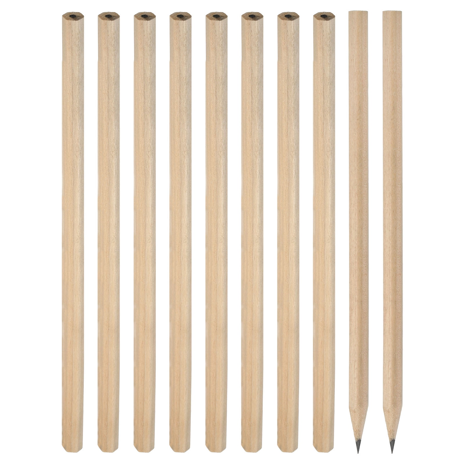 Uxcell Brown Hexagon Pencils, 50 Pack HB Graphite Pencils Wood Pencils ...