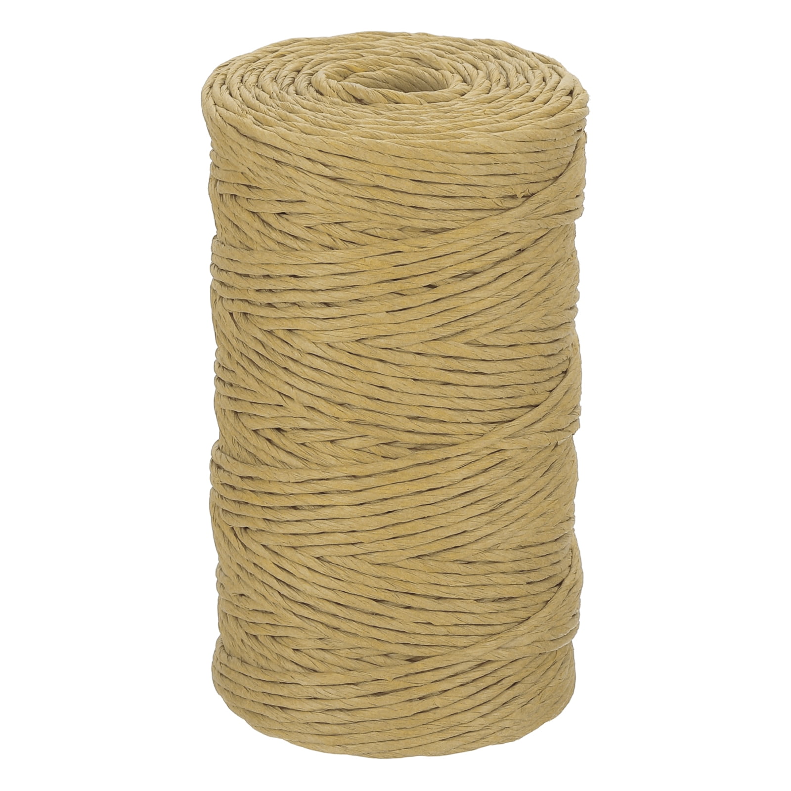 Uxcell Brown Raffia Ribbon,98 Yard Natural Raffia Paper String 2mm Wide ...
