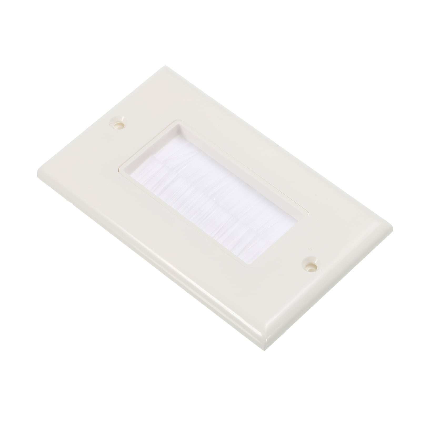 Uxcell Brush Wall Plate Decoration Wall Panel Cable Pass Through Single ...