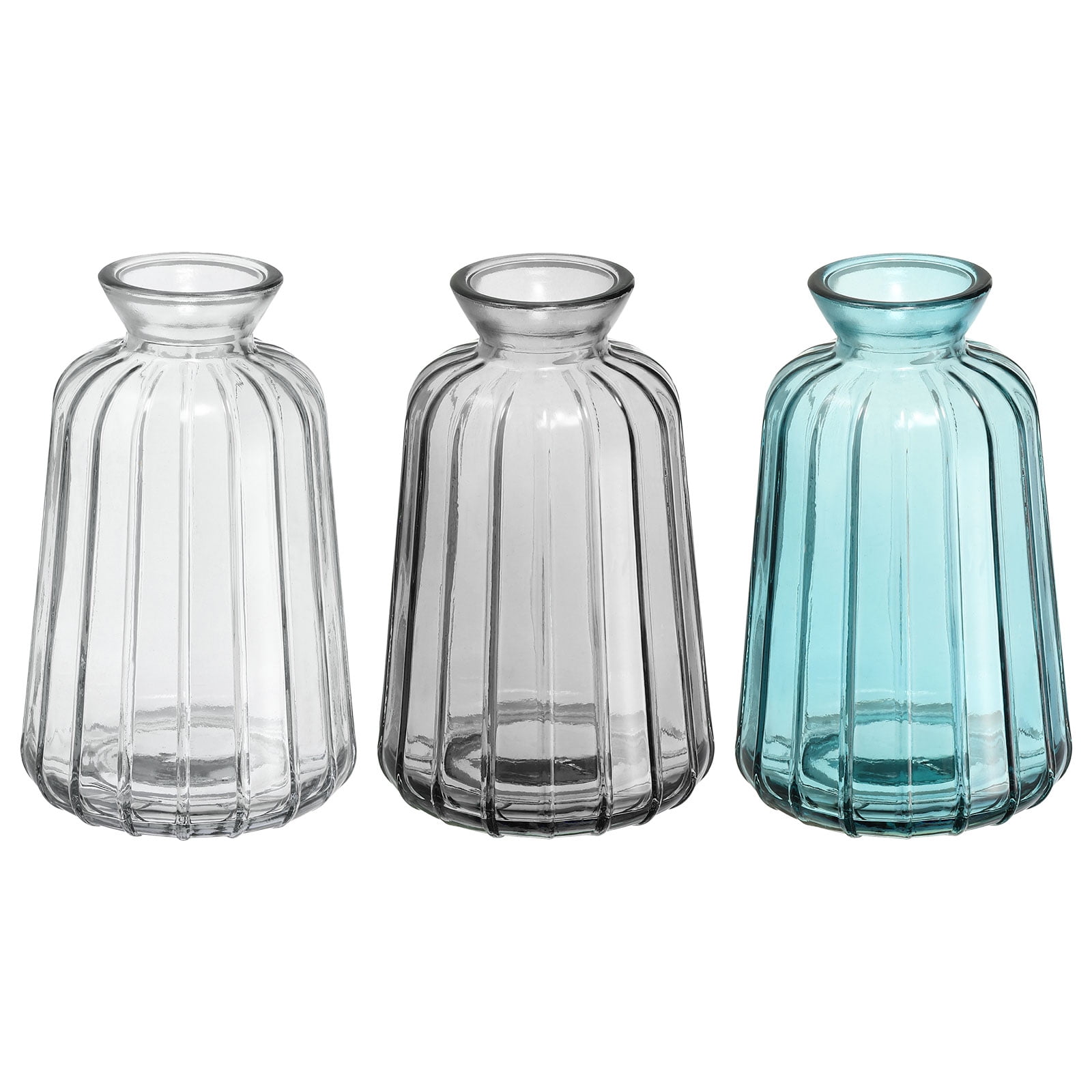 Uxcell Bud Vases, Set of 3 Mini Flower Vases Home Decor for Wedding ...