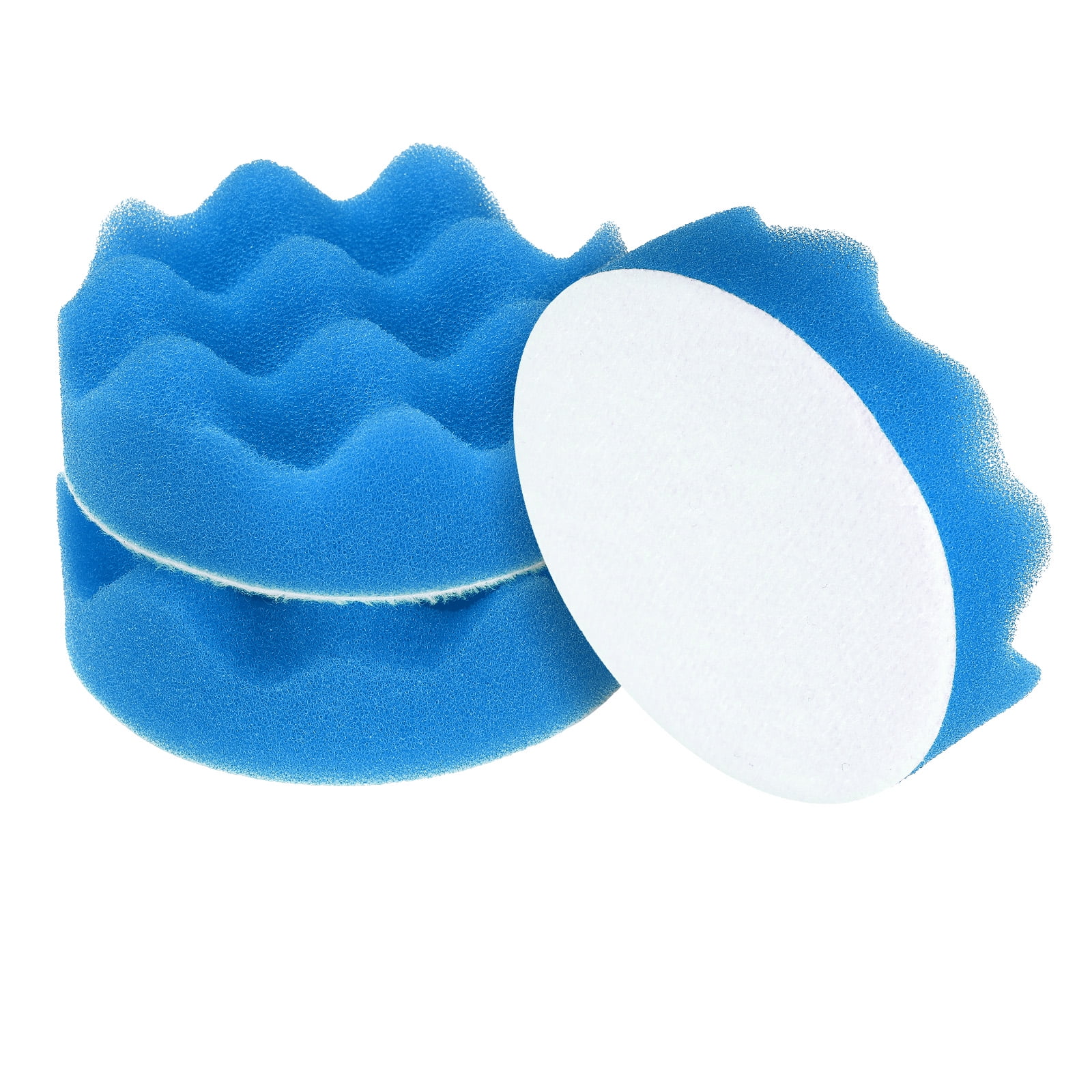 Uxcell Buffing Sponge Pads 3" Polishing Wheel Waffle Finishing Grip Pad ...
