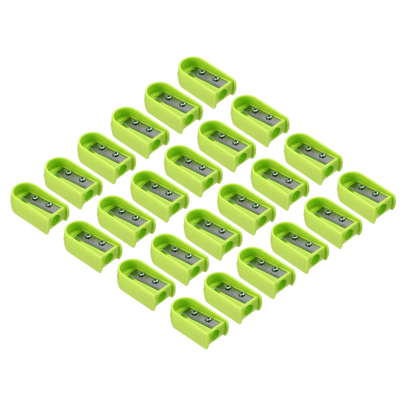 Uxcell Bulk Plastic Manual Pencil Sharpener, Single Hole Pencil ...