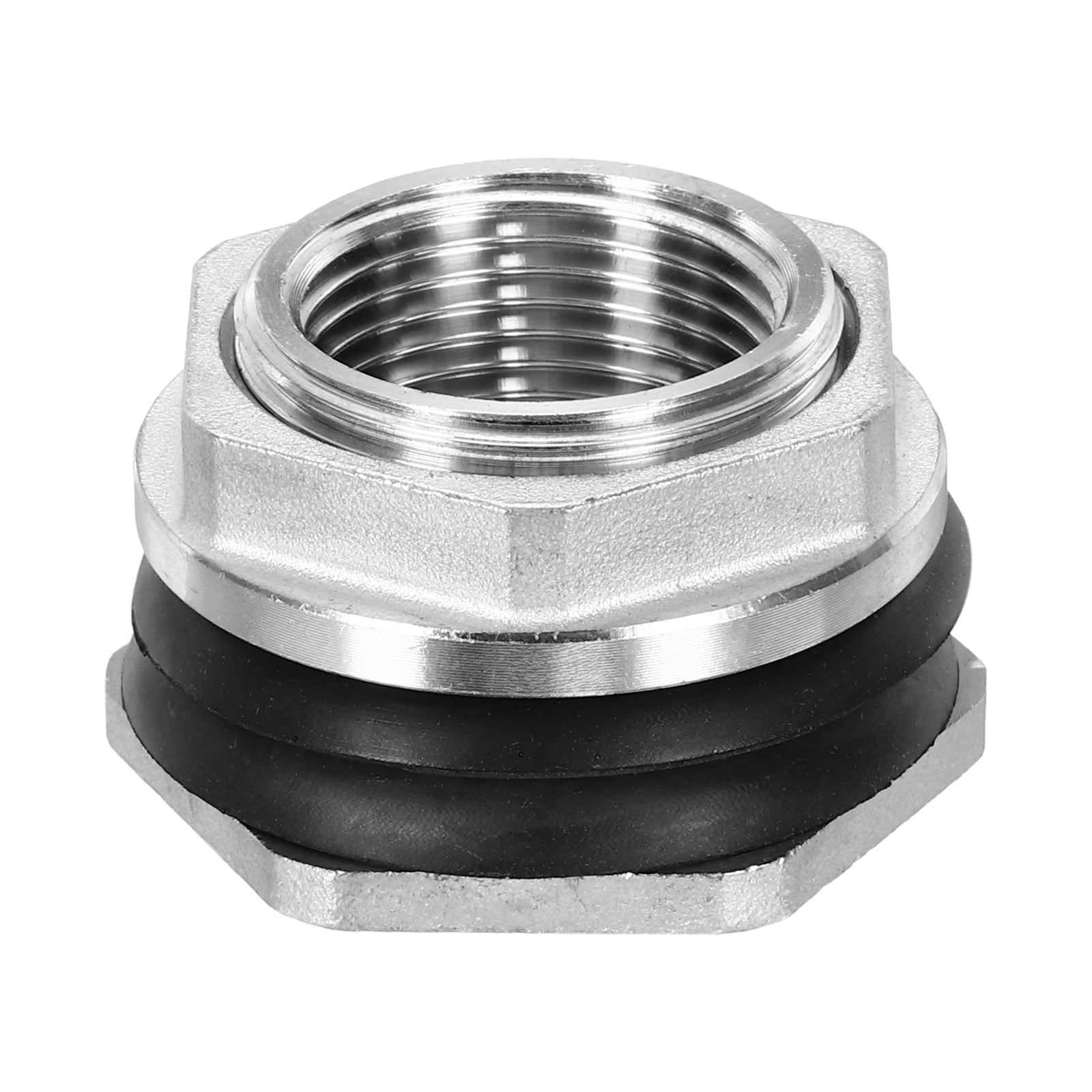 Uxcell Bulkhead Fitting 1", Stainless Steel Water Tank Connector for ...