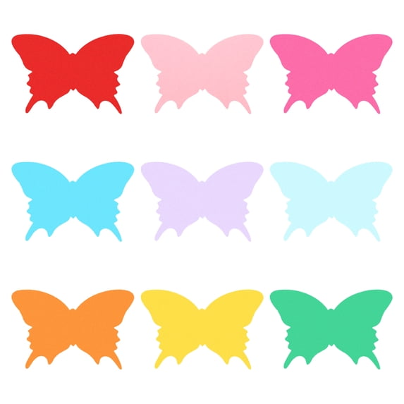 Uxcell Bulletin Cutouts Paper, 108Pcs Cute Butterfly Shape Paper Cut ...