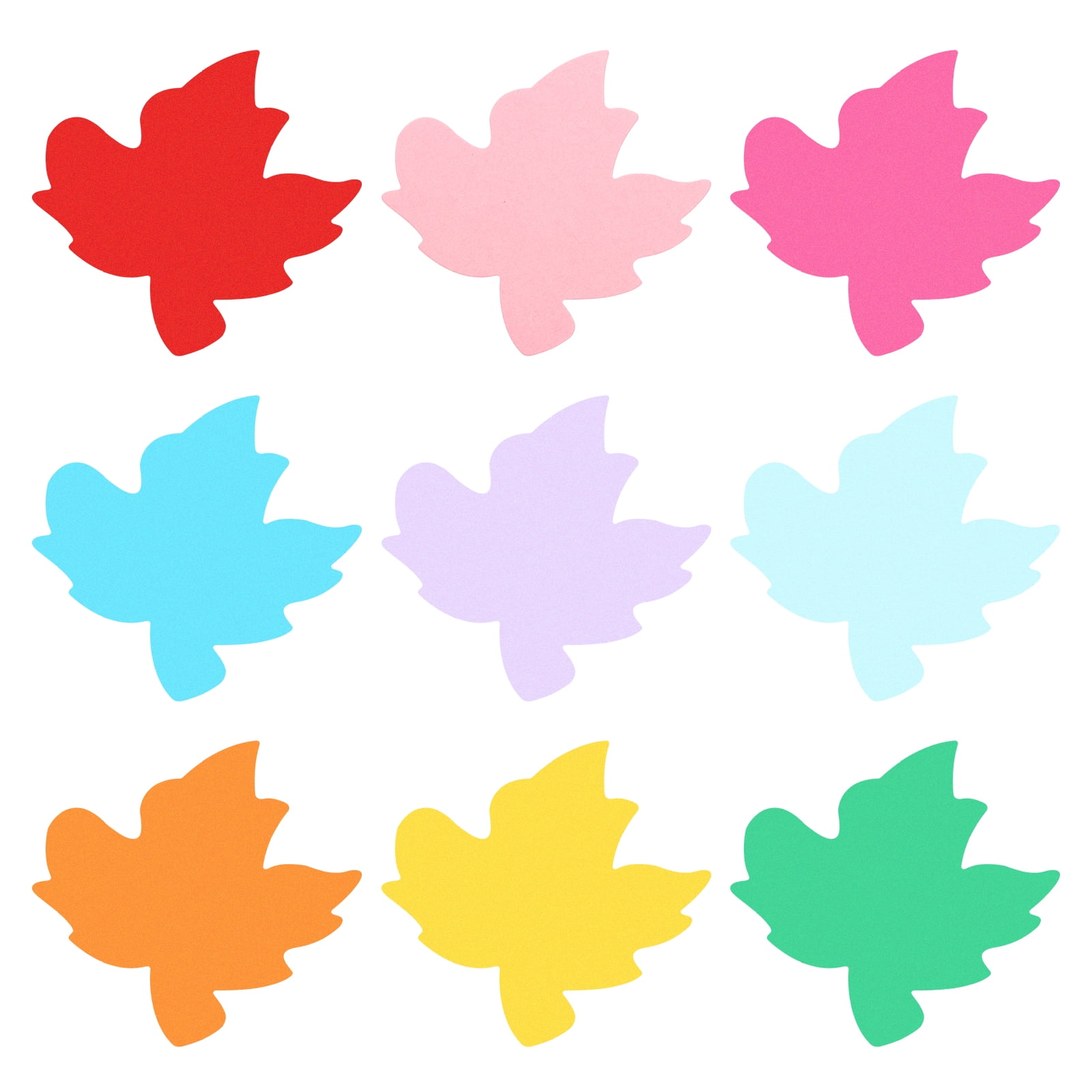 Uxcell Bulletin Cutouts Paper, 108Pcs Maple Leaf Shape Paper Cut Out ...