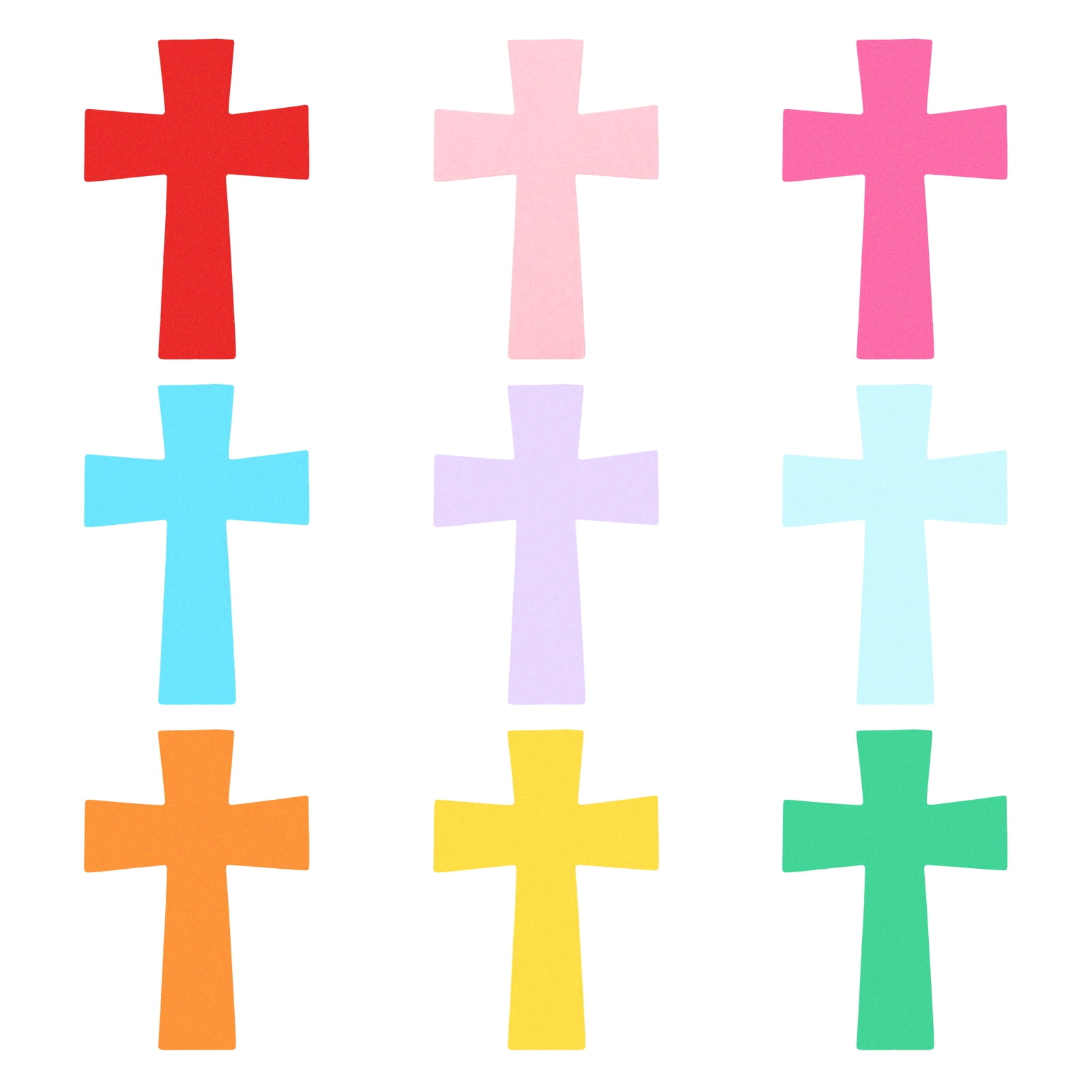 Uxcell Bulletin Cutouts Paper, 180Pcs Cross Shape Paper Cut Out with ...