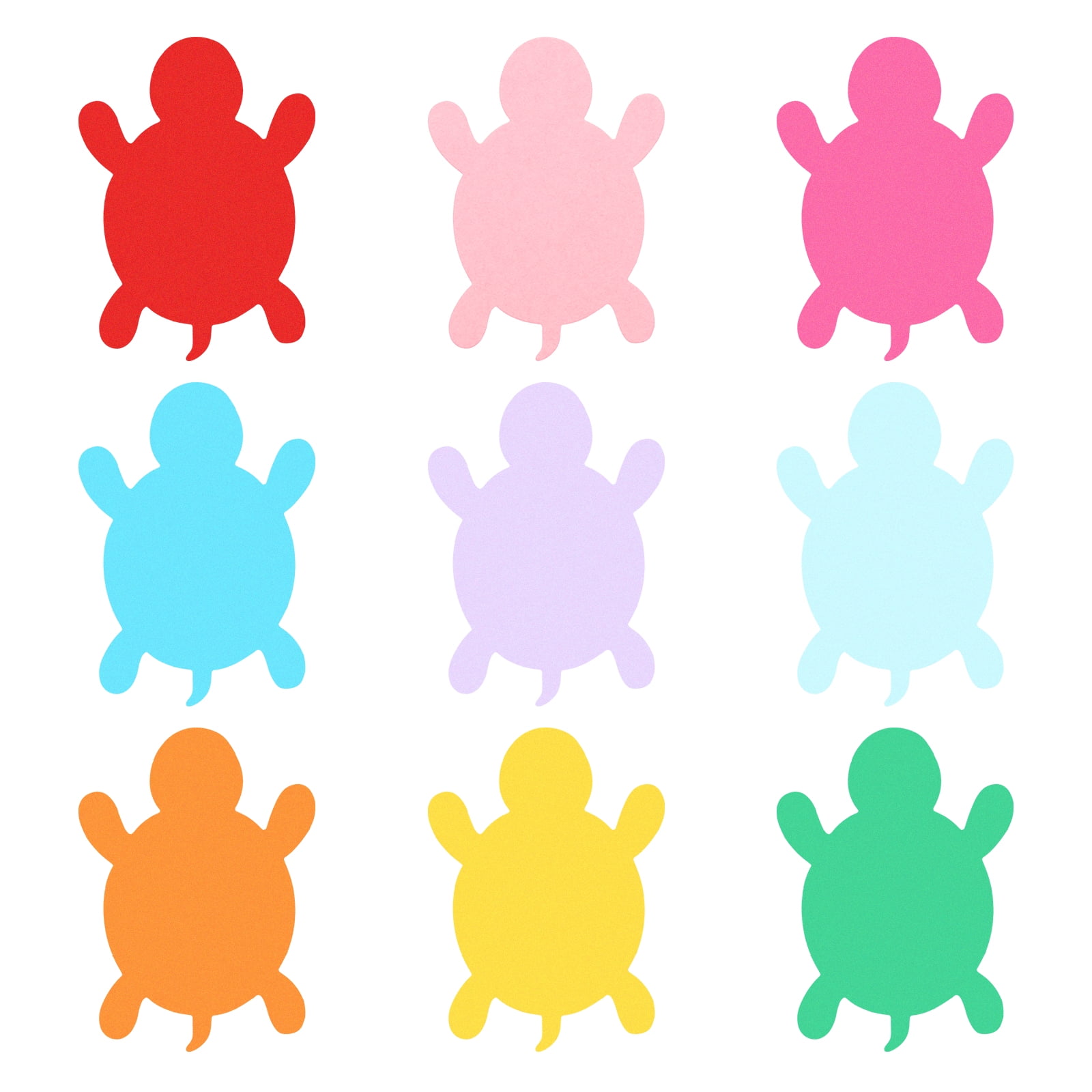Uxcell Bulletin Cutouts Paper, 180Pcs Turtle Shape Paper Cut Out with ...