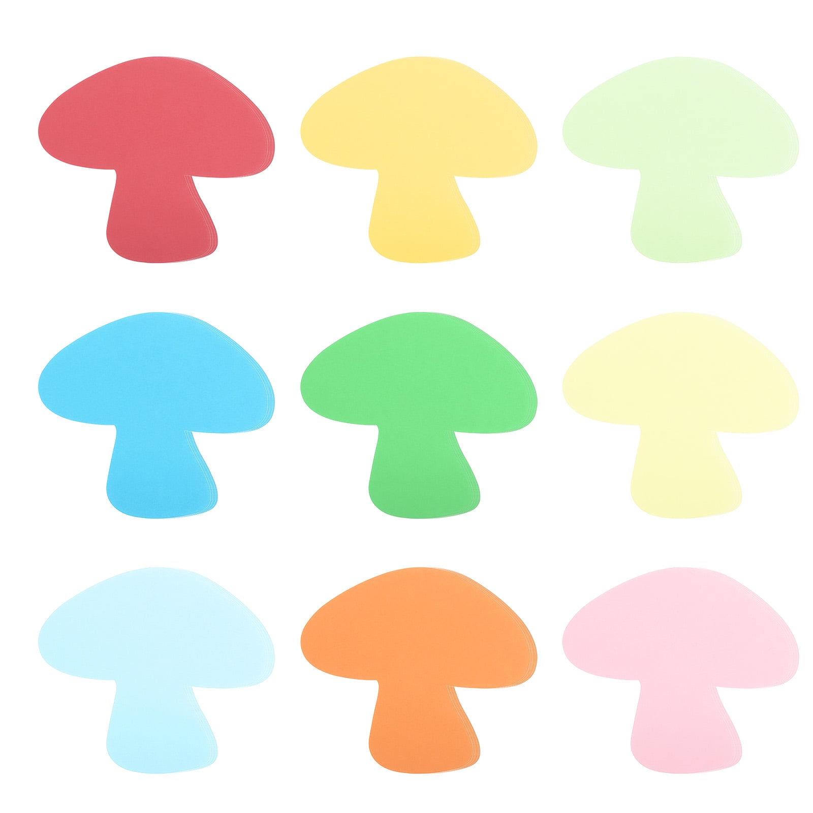 Uxcell Bulletin Cutouts Paper, 36 Pcs Mushroom Shaped Paper Cut Outs ...