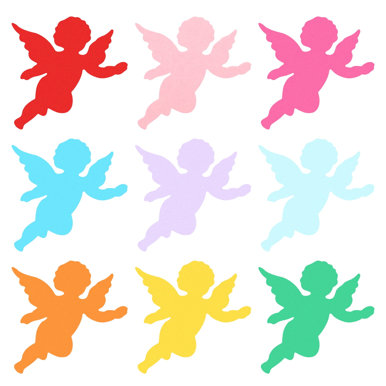 Uxcell Bulletin Cutouts Paper, 54Pcs Angle Shape Paper Cut Out with ...