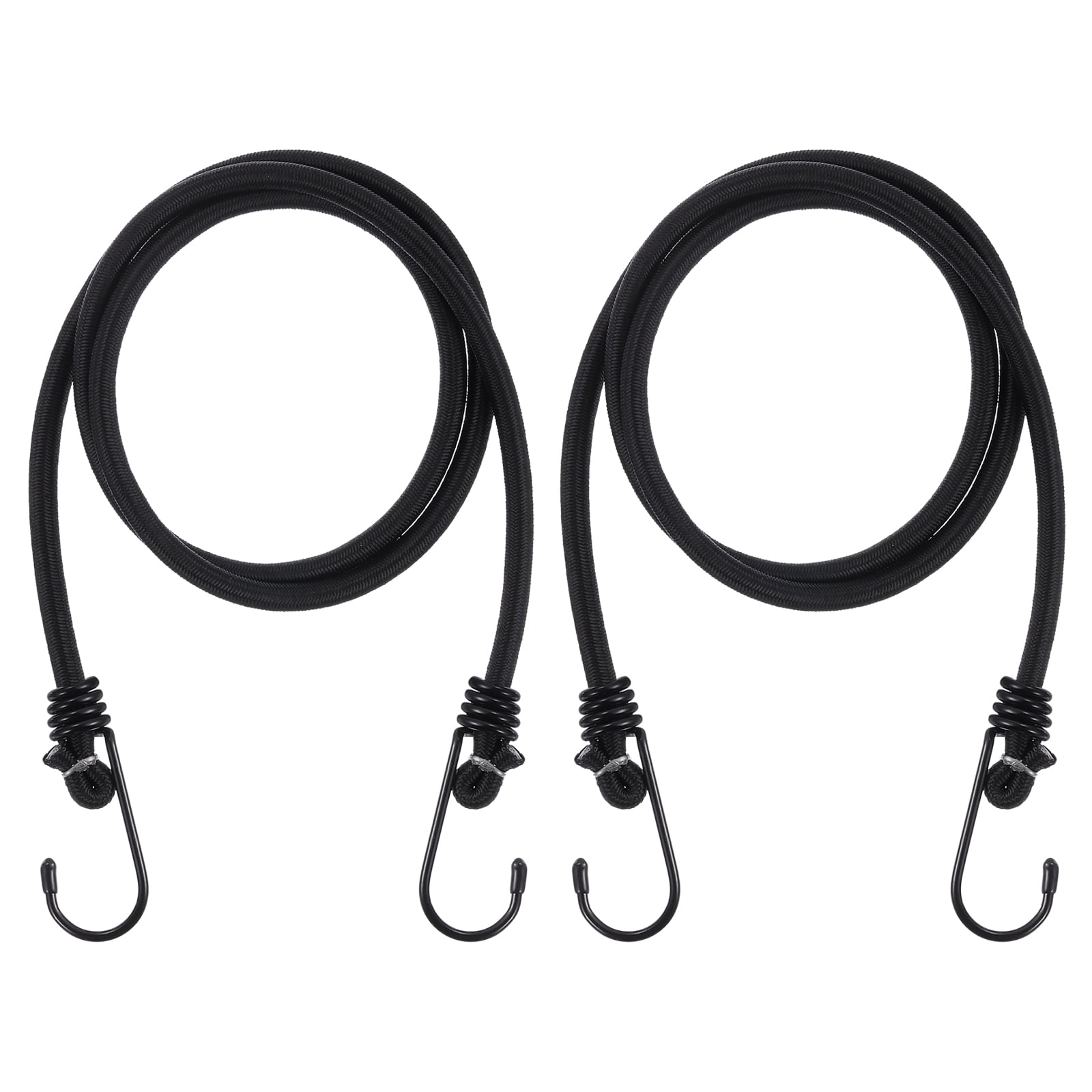 Uxcell Bungee Cord with Hooks, 47 inch Reflective Elastic Rope Outdoor ...