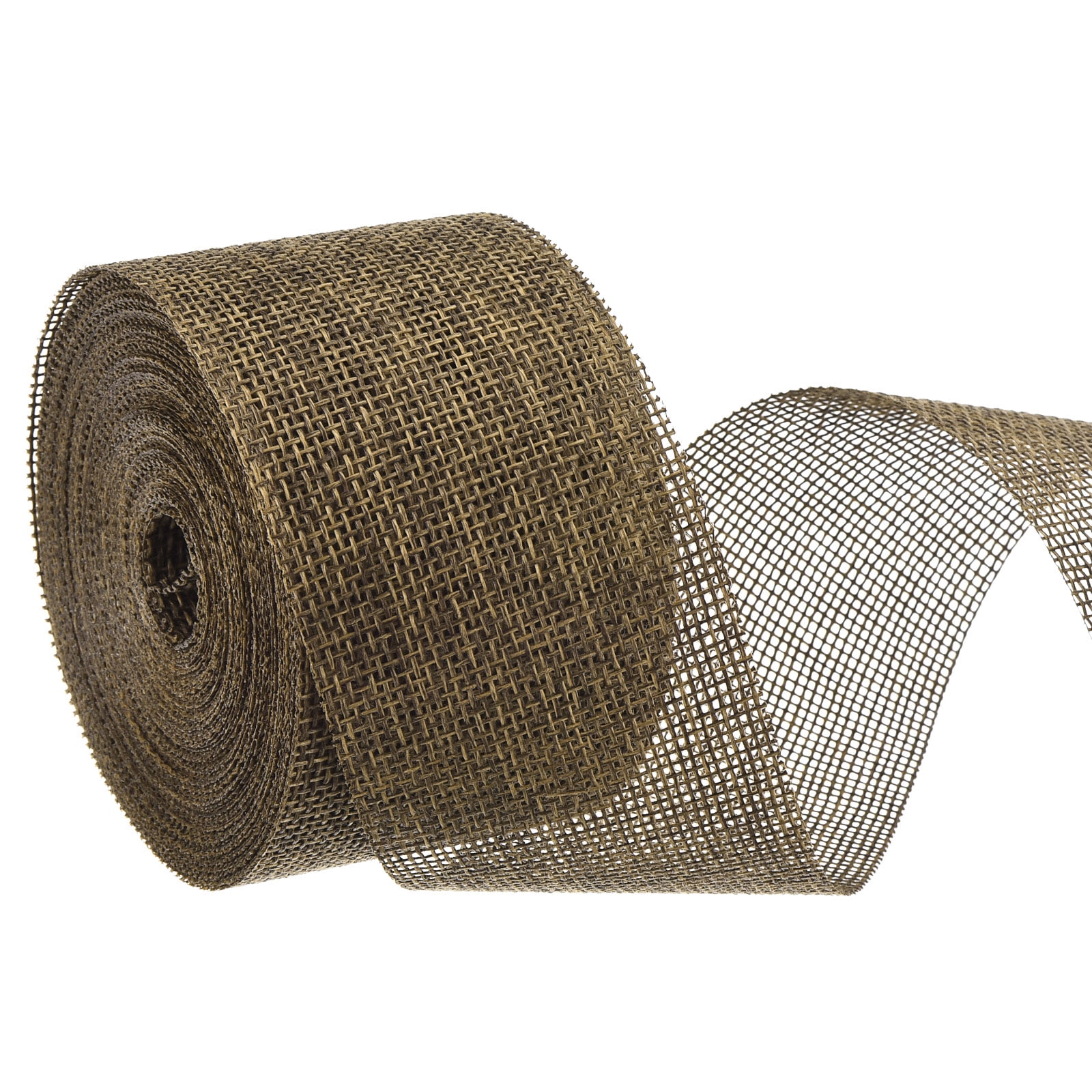 Uxcell Burlap Ribbon,2 Inch Wide 10 Yards Burlap Wired Ribbon for Gift ...