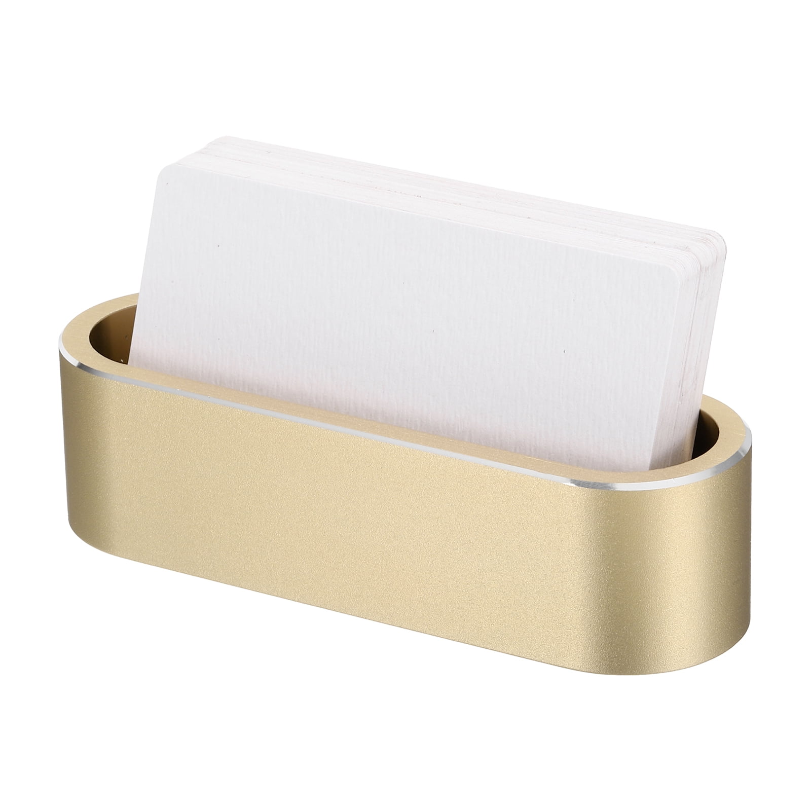 Uxcell Business Card Holder for Desk, Metal Name Card Organizer ...