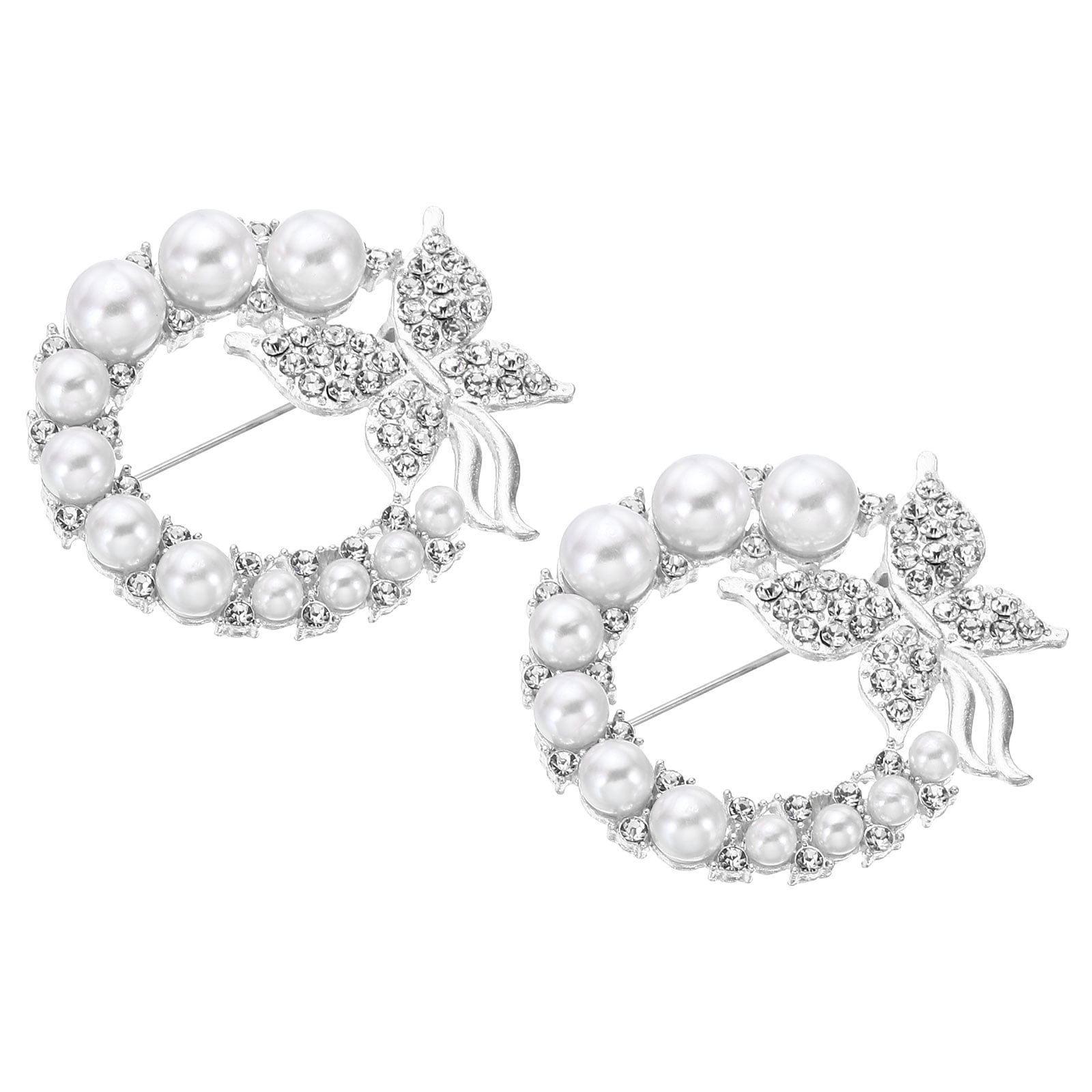 Uxcell Butterfly Safety Decorative Pin, 2Pcs Anti Exposure, Silver ...