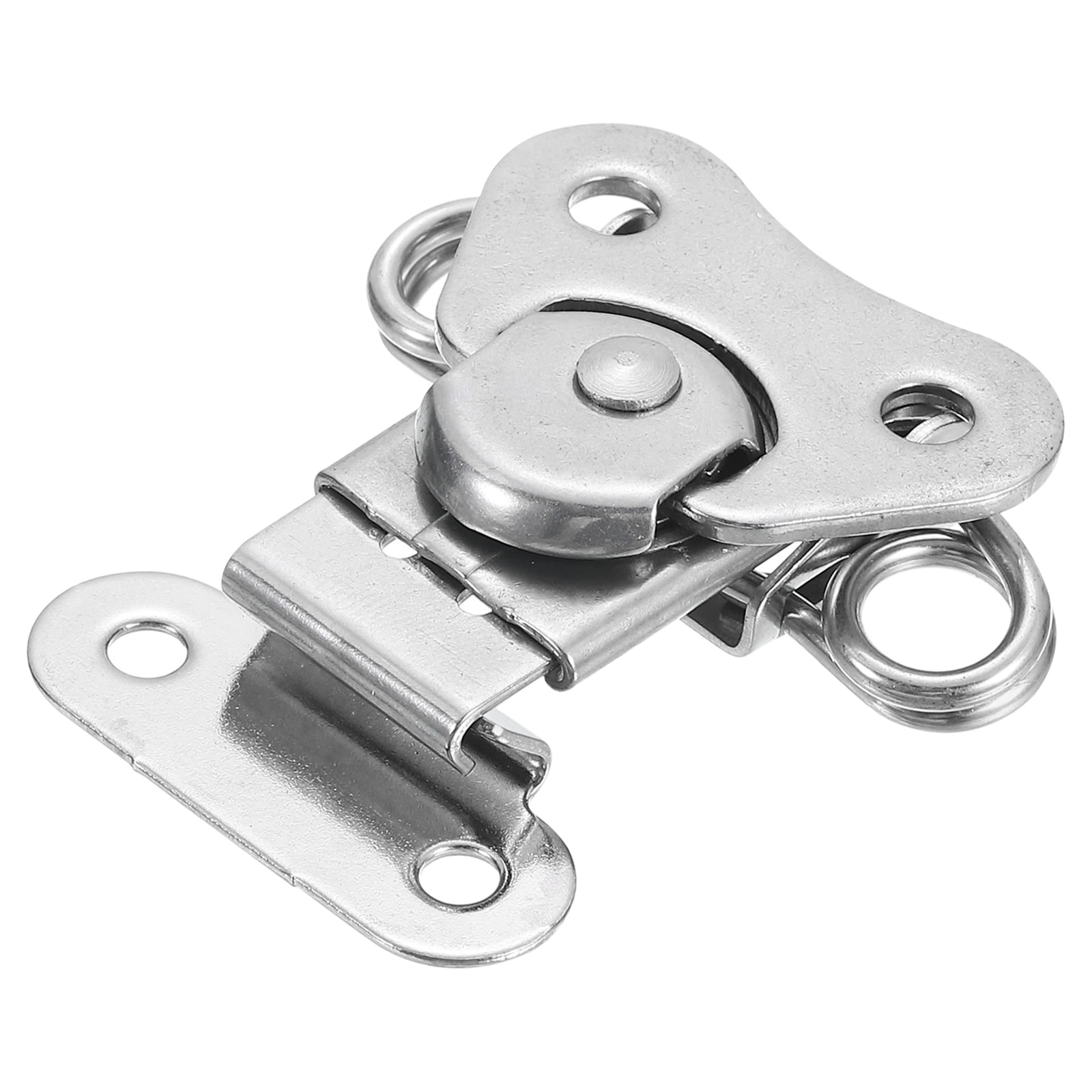 Uxcell Butterfly Twist Latch, 2.36 Inch Stainless Steel Spring Loaded ...