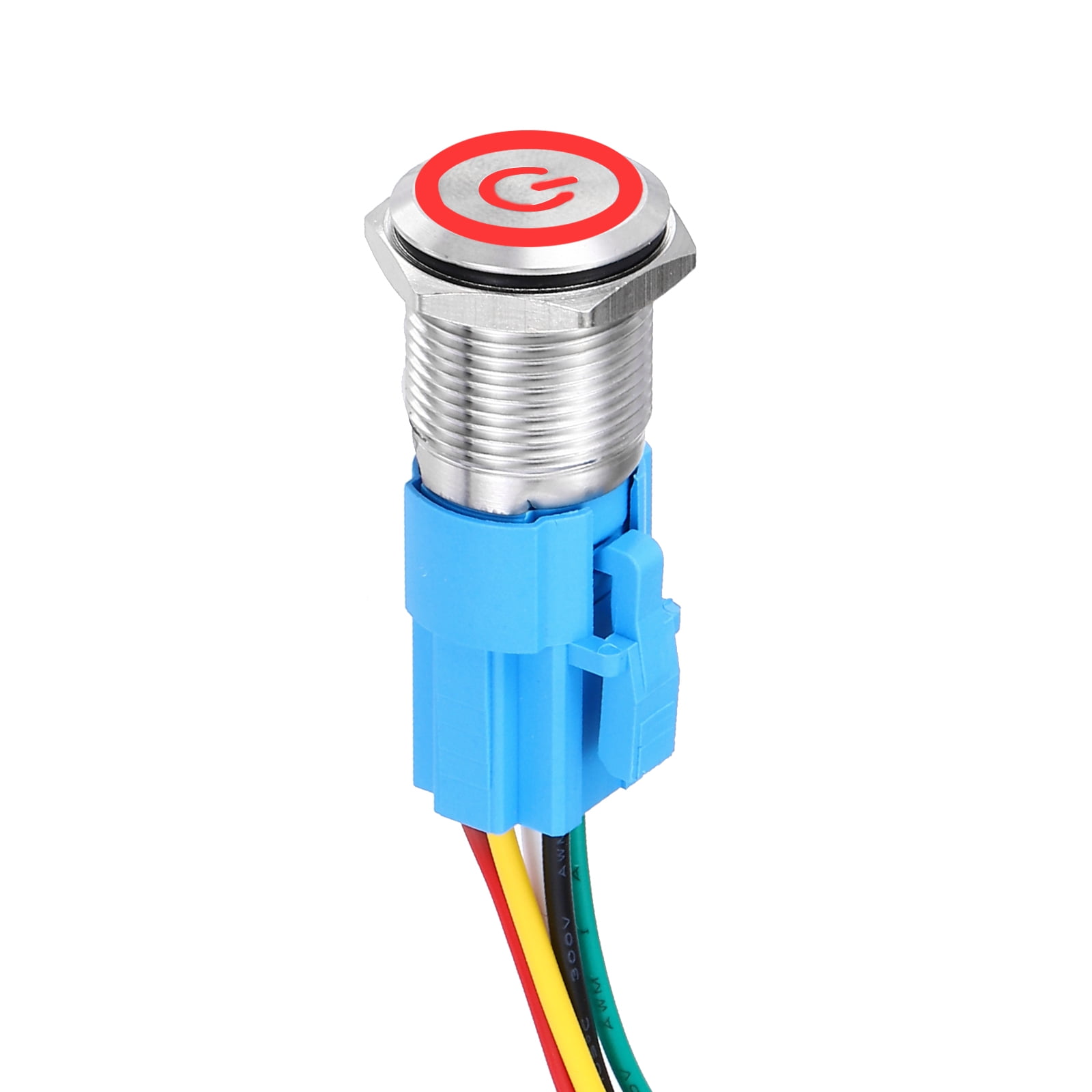 Uxcell Button Switch High Top Button for Car Boat Plane Systems with ...