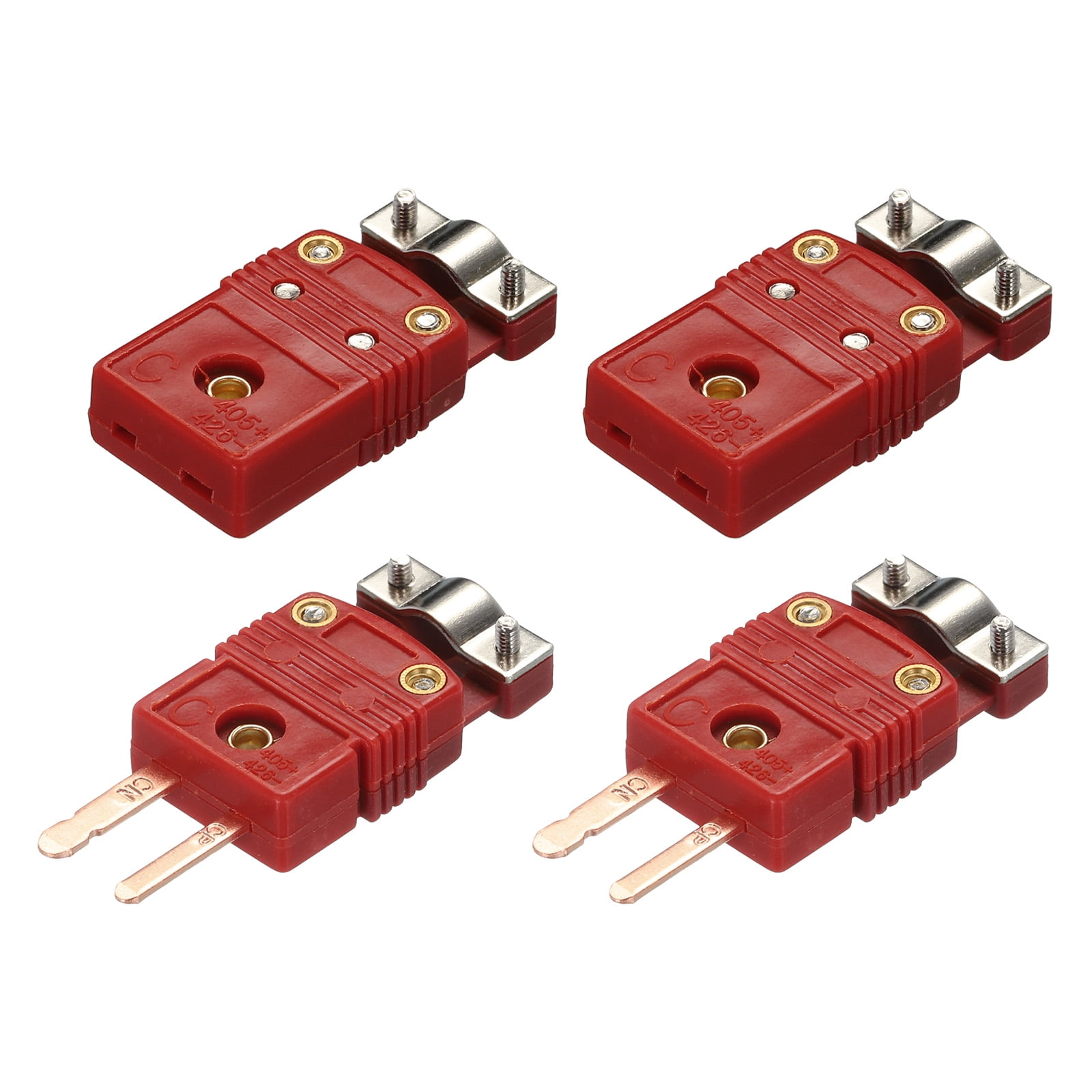 5 Pairs Type K Thermocouple Connectors 5 Pairs Mini K-Type Thermocouple ...