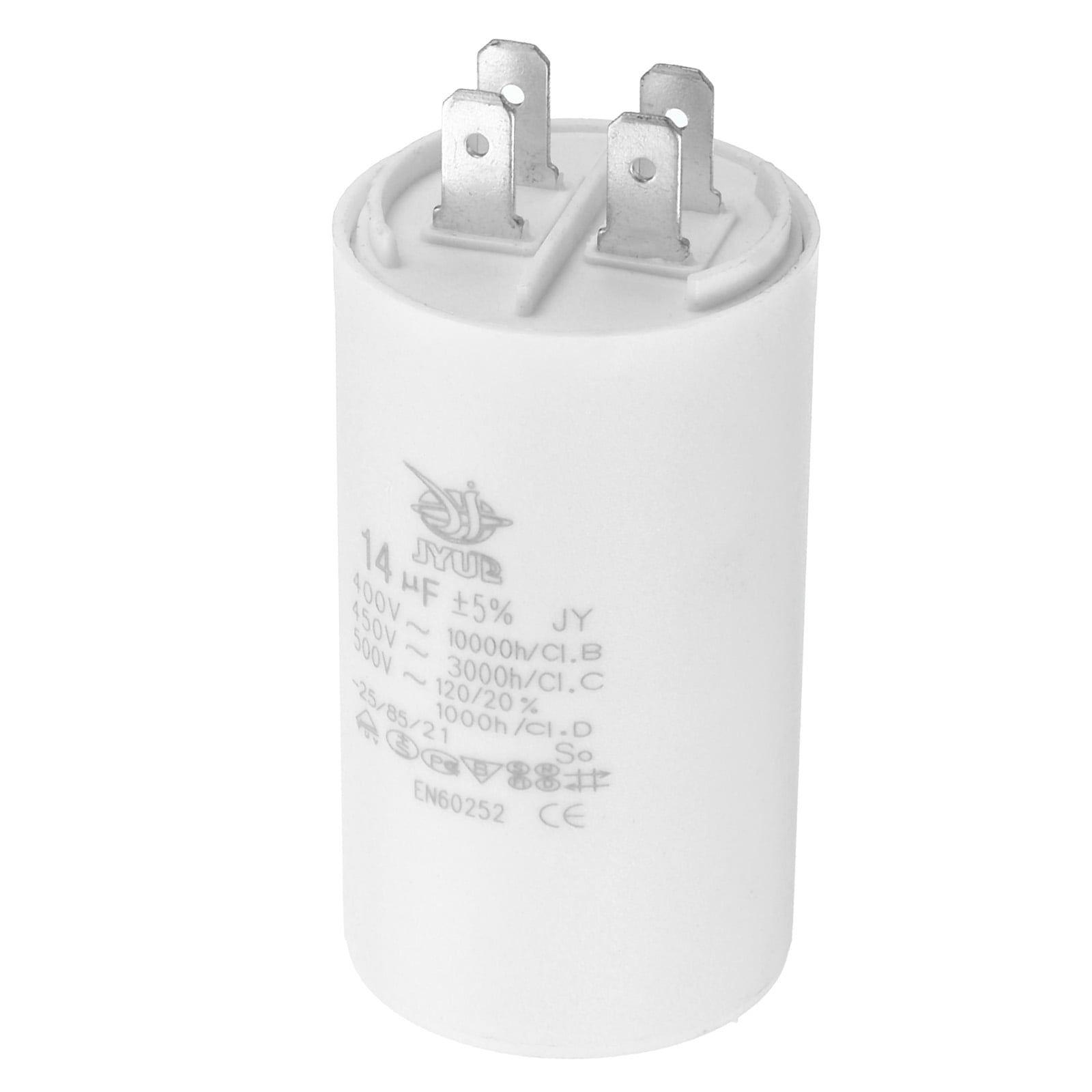 Uxcell CBB60 14uf Run Capacitor,AC450V 4Pin Double Insert for Motor ...