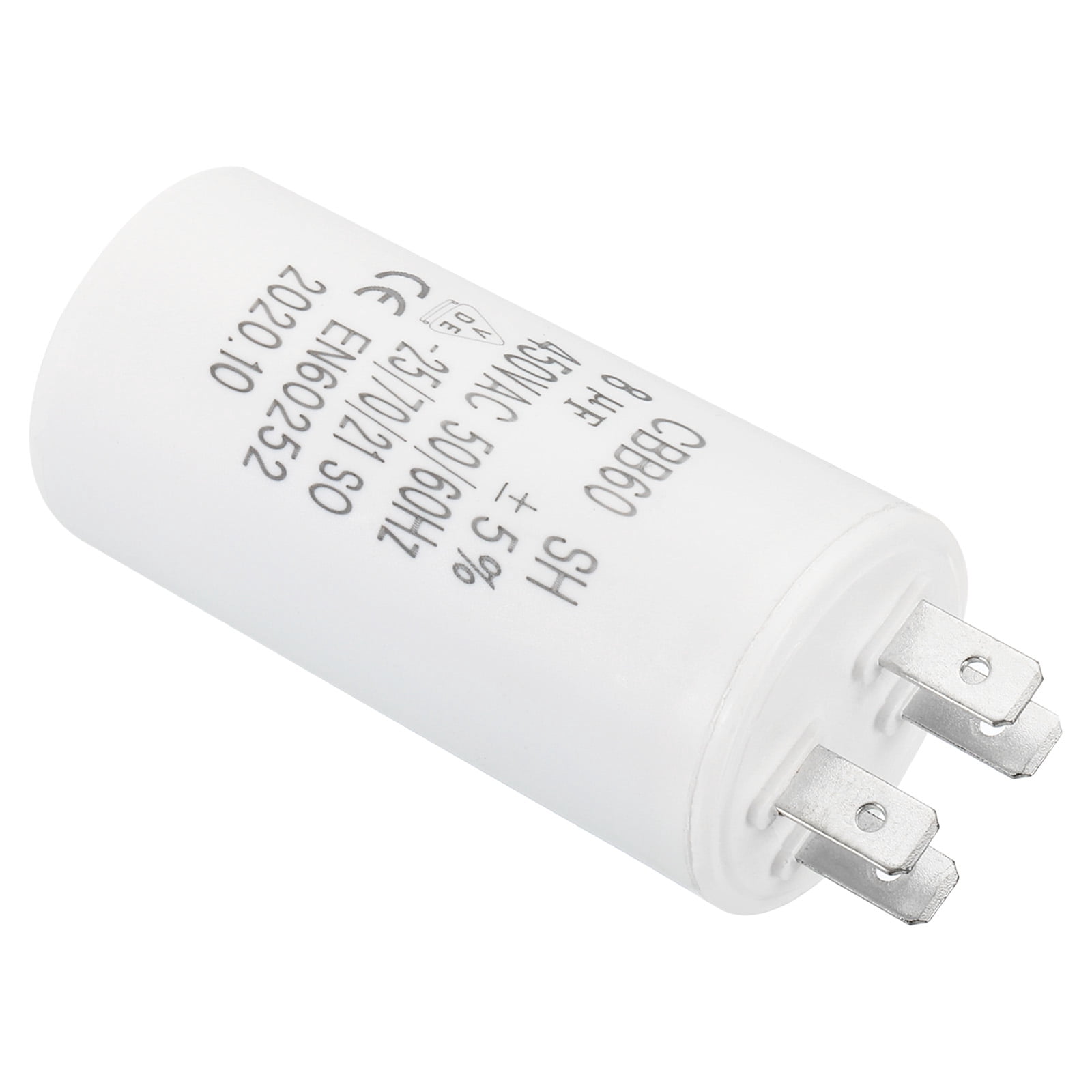 Uxcell CBB60 8uF Running Capacitor,AC 450V 4 Pins 50/60Hz for Water ...