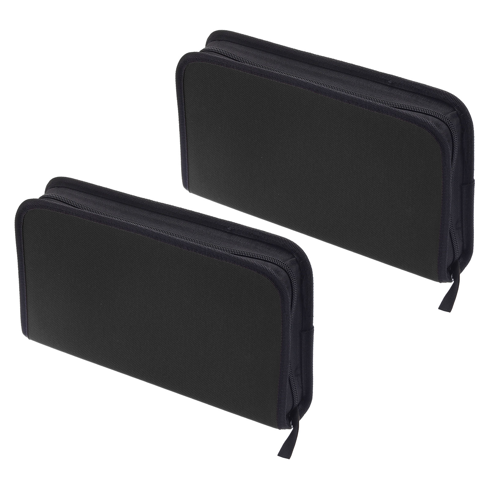 Uxcell CD Case Holders, 2 Pcs Oxford Total 160 Capacity Waterproof Disk ...