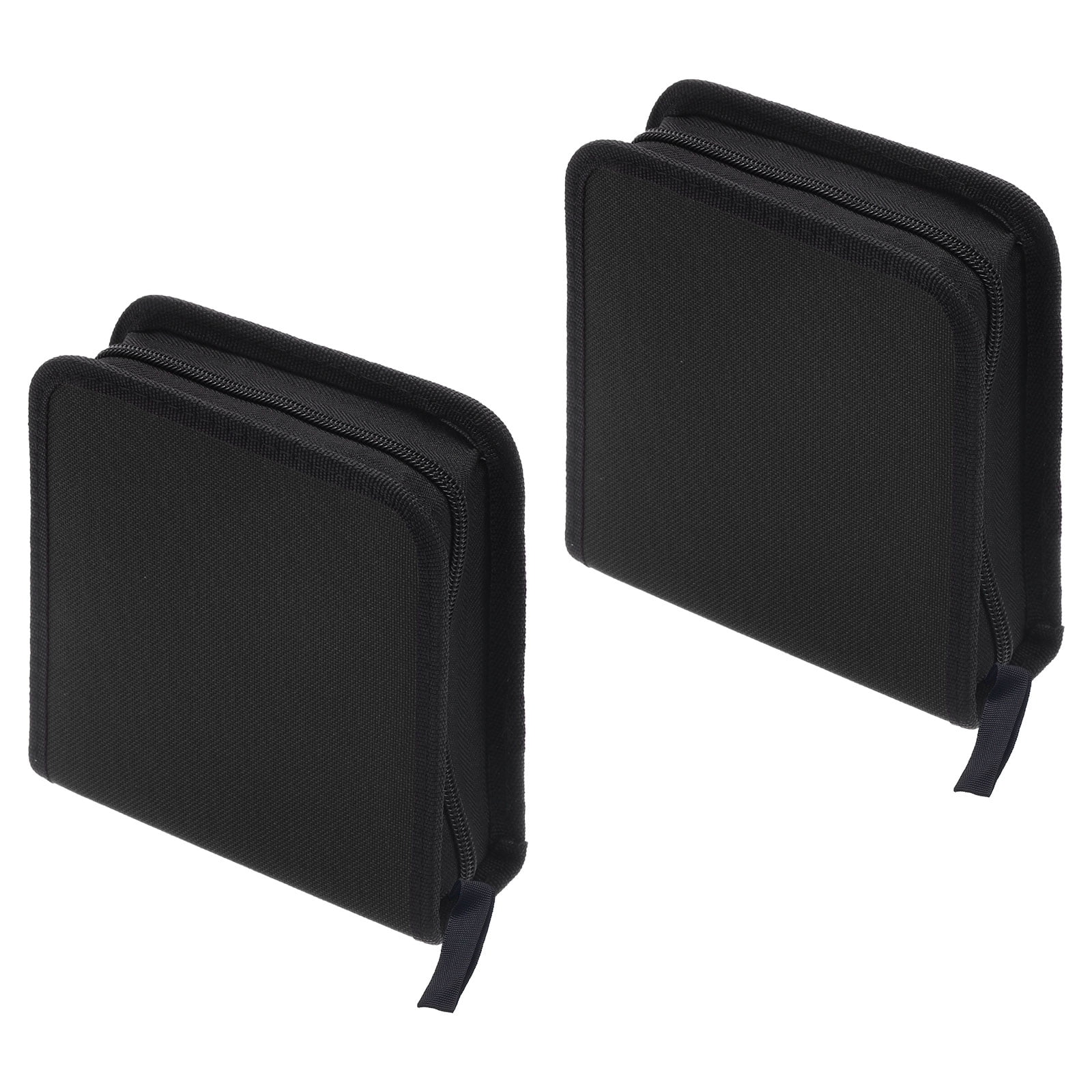 Uxcell CD Case Holders, 2 Pcs Oxford Total 80 Capacity Waterproof Disk ...