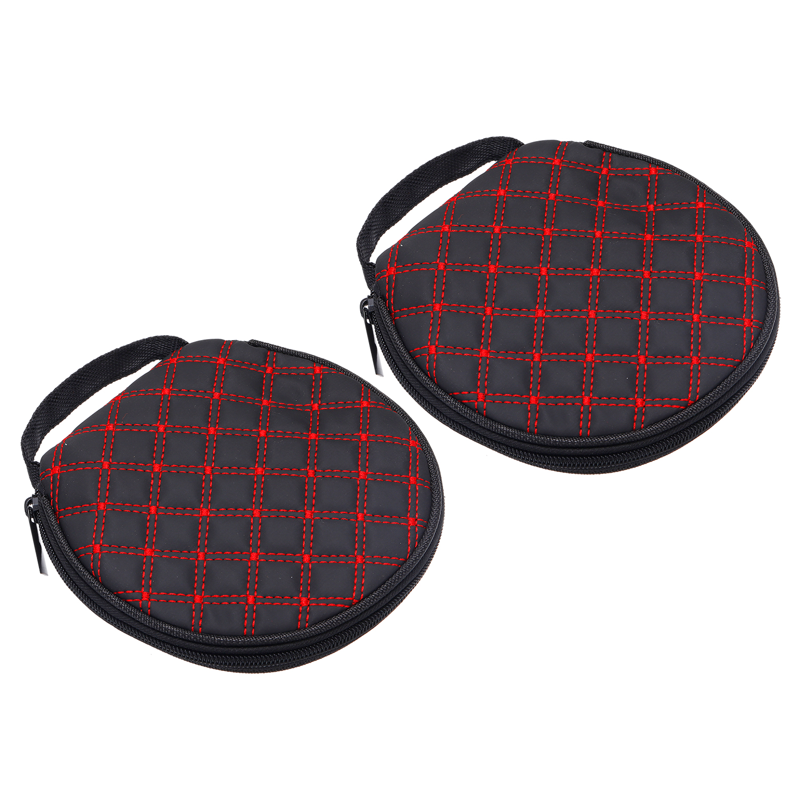 Uxcell CD Case Holders, 2 Pcs PU Leather Total 40 Capacity Portable ...