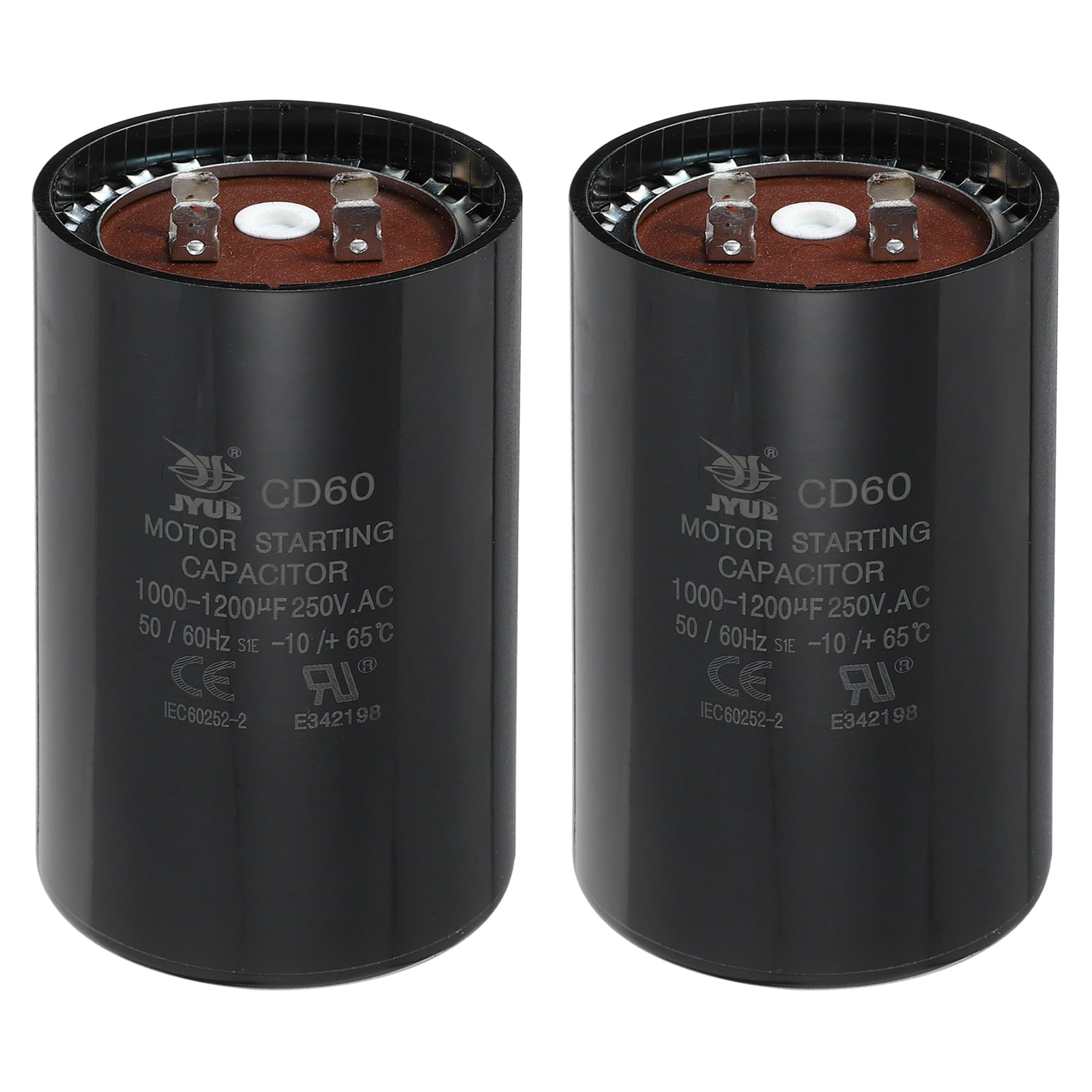 Uxcell CD60 Capacitor 1000-1200 UF/Mfd, 250 VAC CD60 Run Motor Start ...