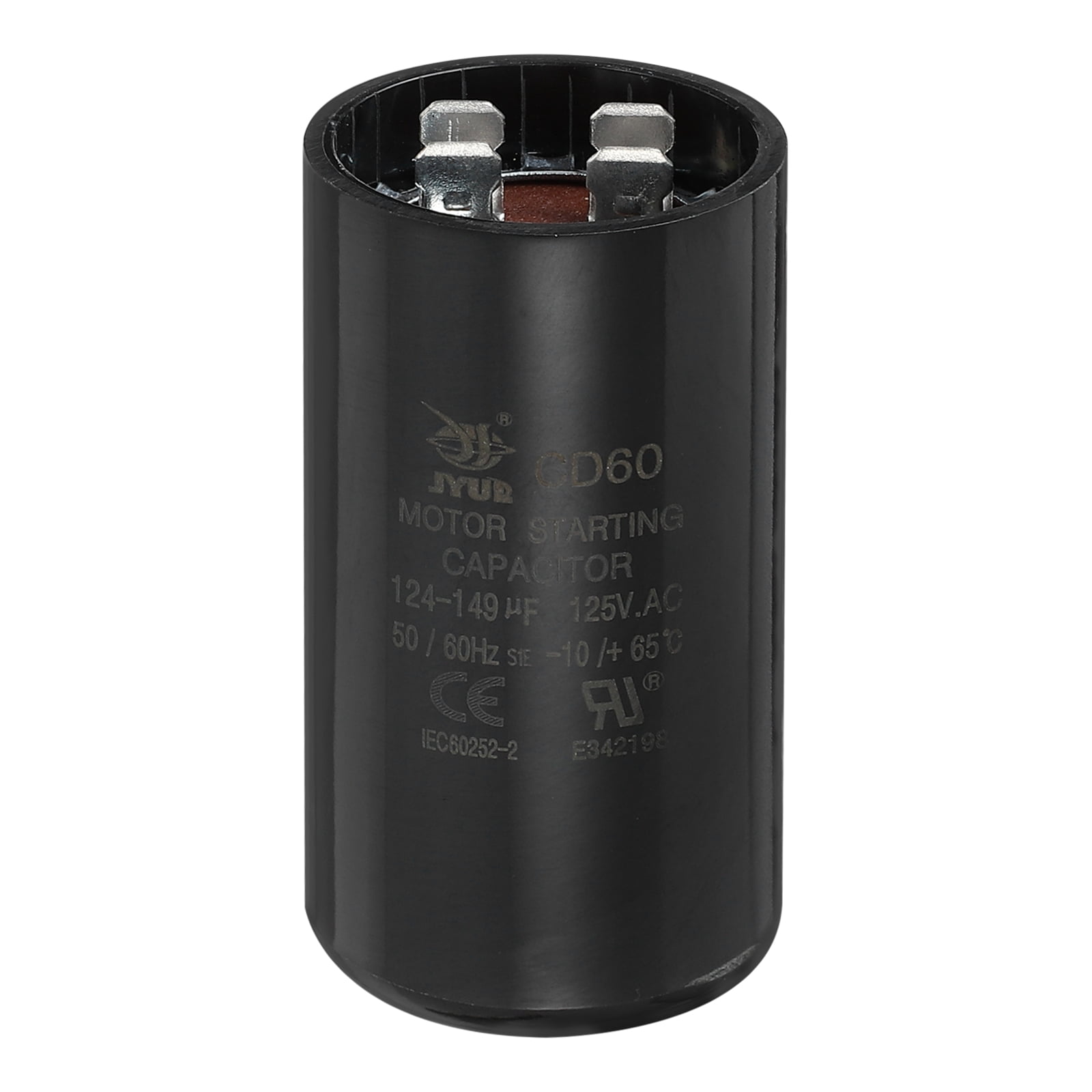 Uxcell CD60 Capacitor 124-149 UF/Mfd, 125 VAC CD60 Run Motor Start ...