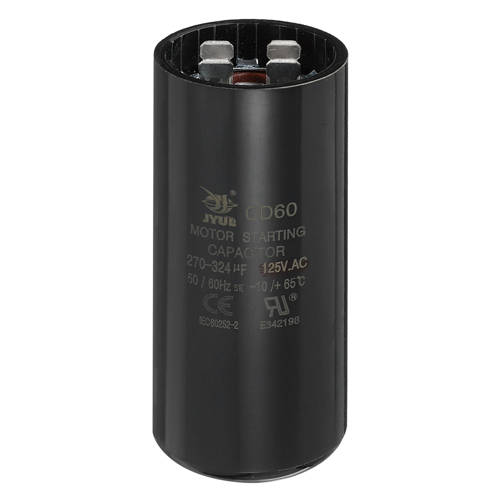 Uxcell CD60 Capacitor 270-324 UF/Mfd, 125 VAC CD60 Run Motor Start ...
