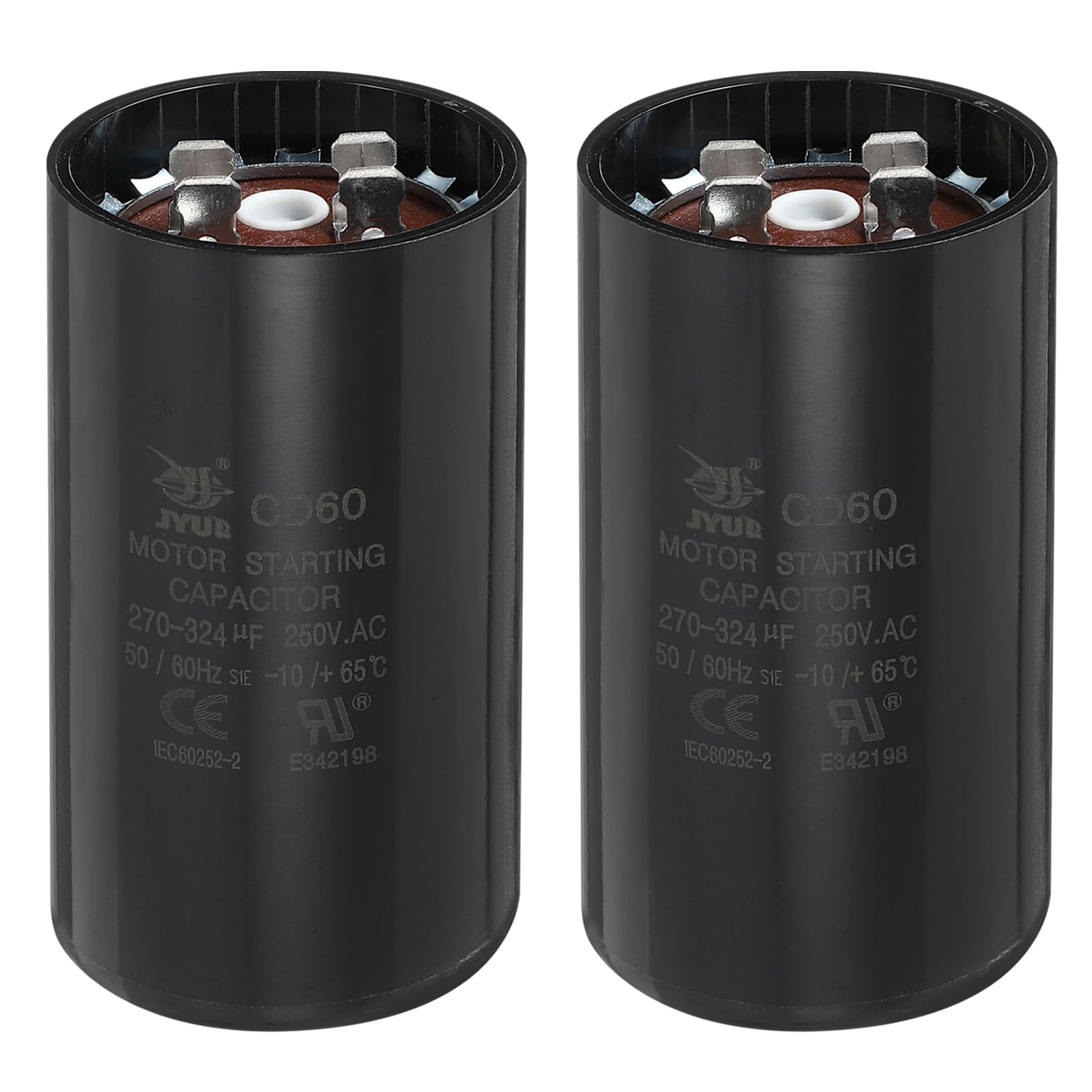 Uxcell CD60 Capacitor 270-324 UF/Mfd, 250 VAC CD60 Run Motor Start ...
