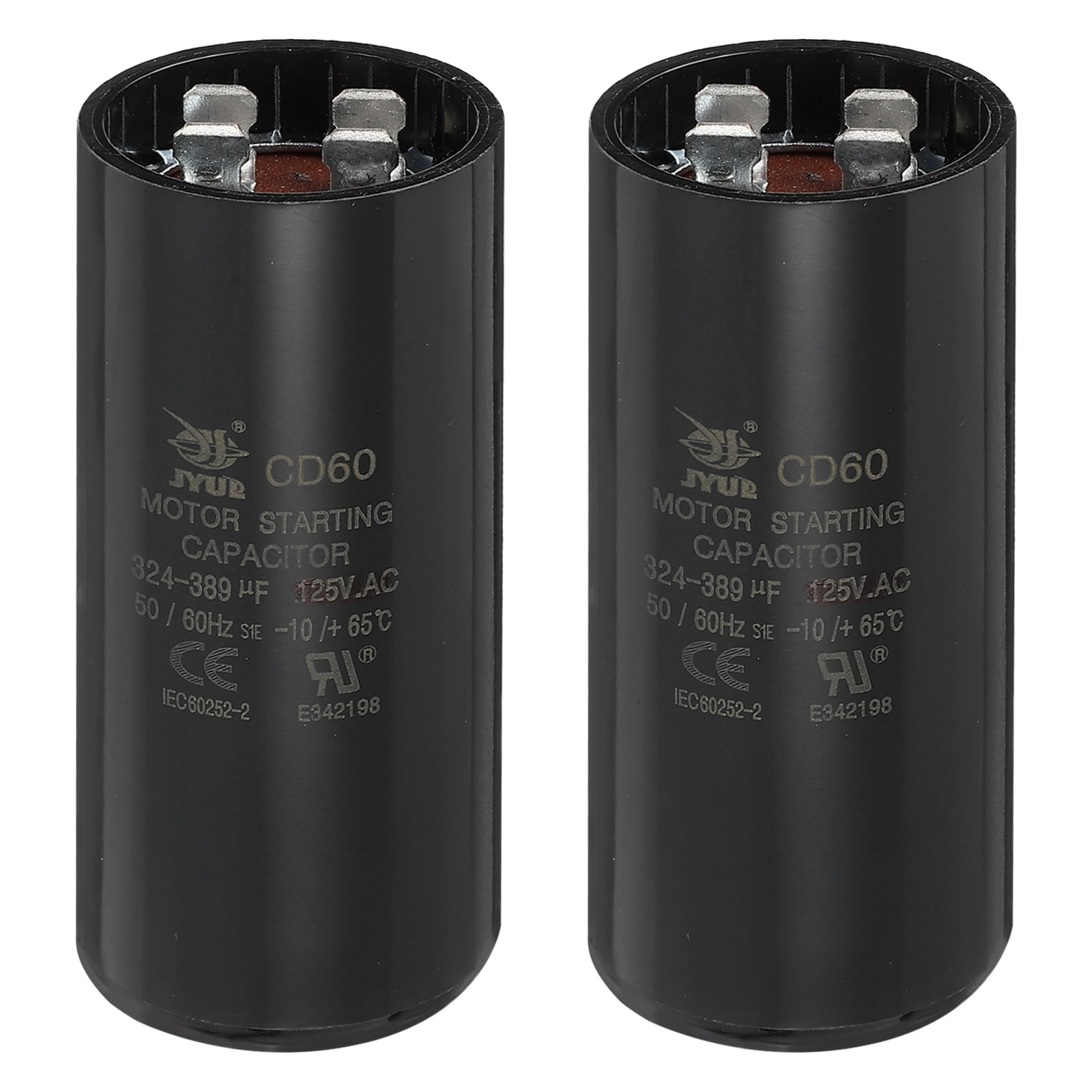 Uxcell CD60 Capacitor 324-389 UF/Mfd, 125 VAC CD60 Run Motor Start ...