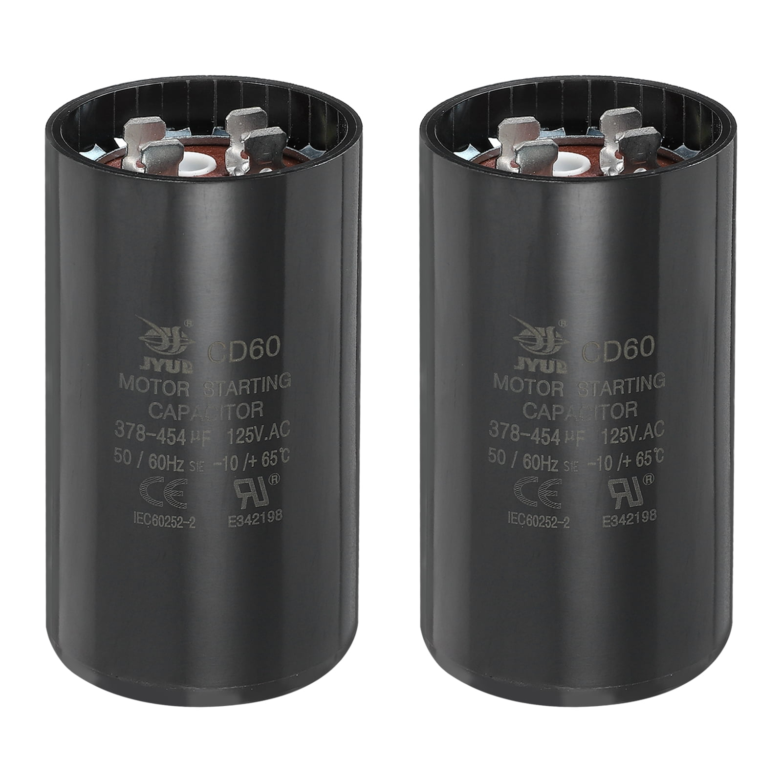 Uxcell CD60 Capacitor 378-454 UF/Mfd, 125 VAC CD60 Run Motor Start ...