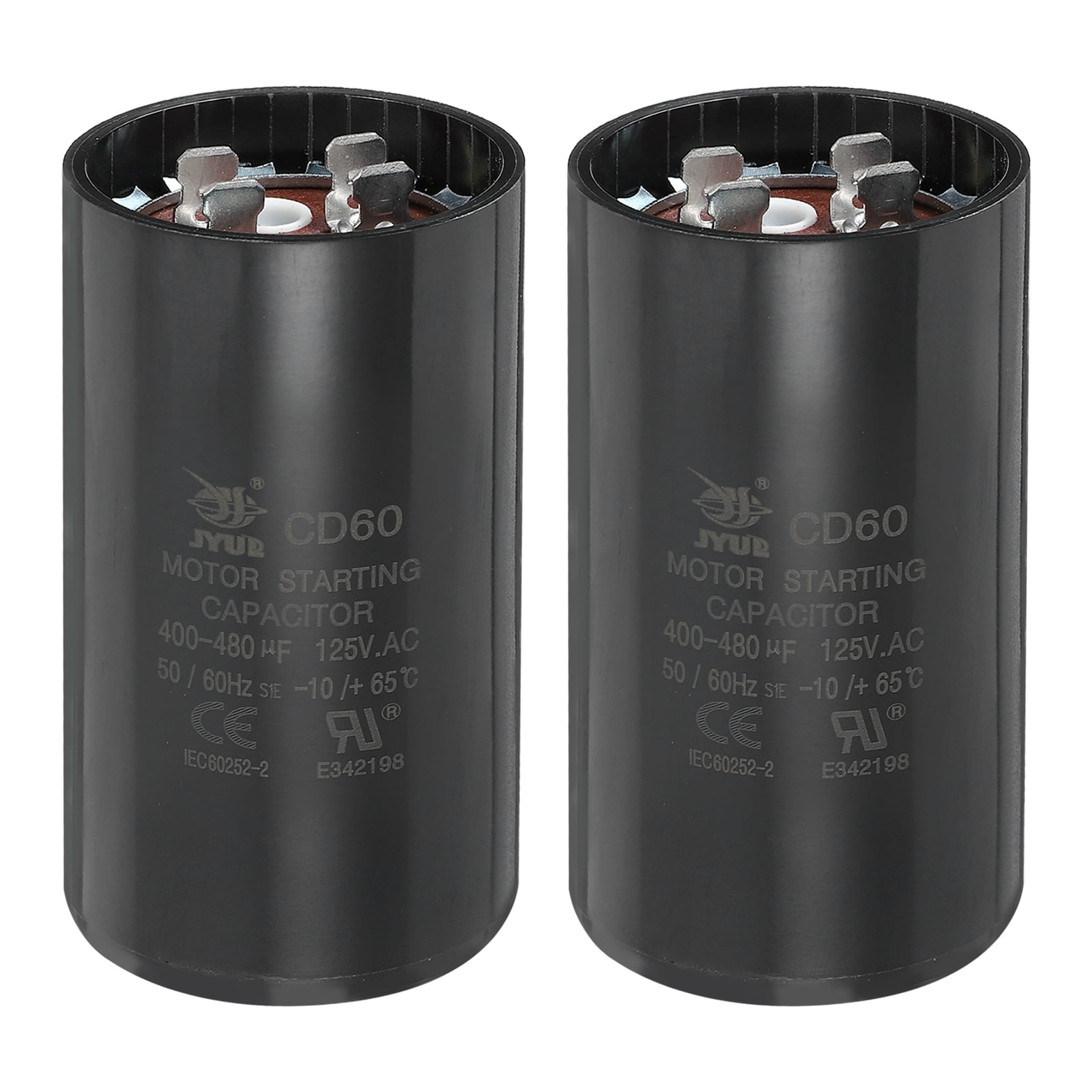 Uxcell CD60 Capacitor 400-480 UF/Mfd, 125 VAC CD60 Run Motor Start ...