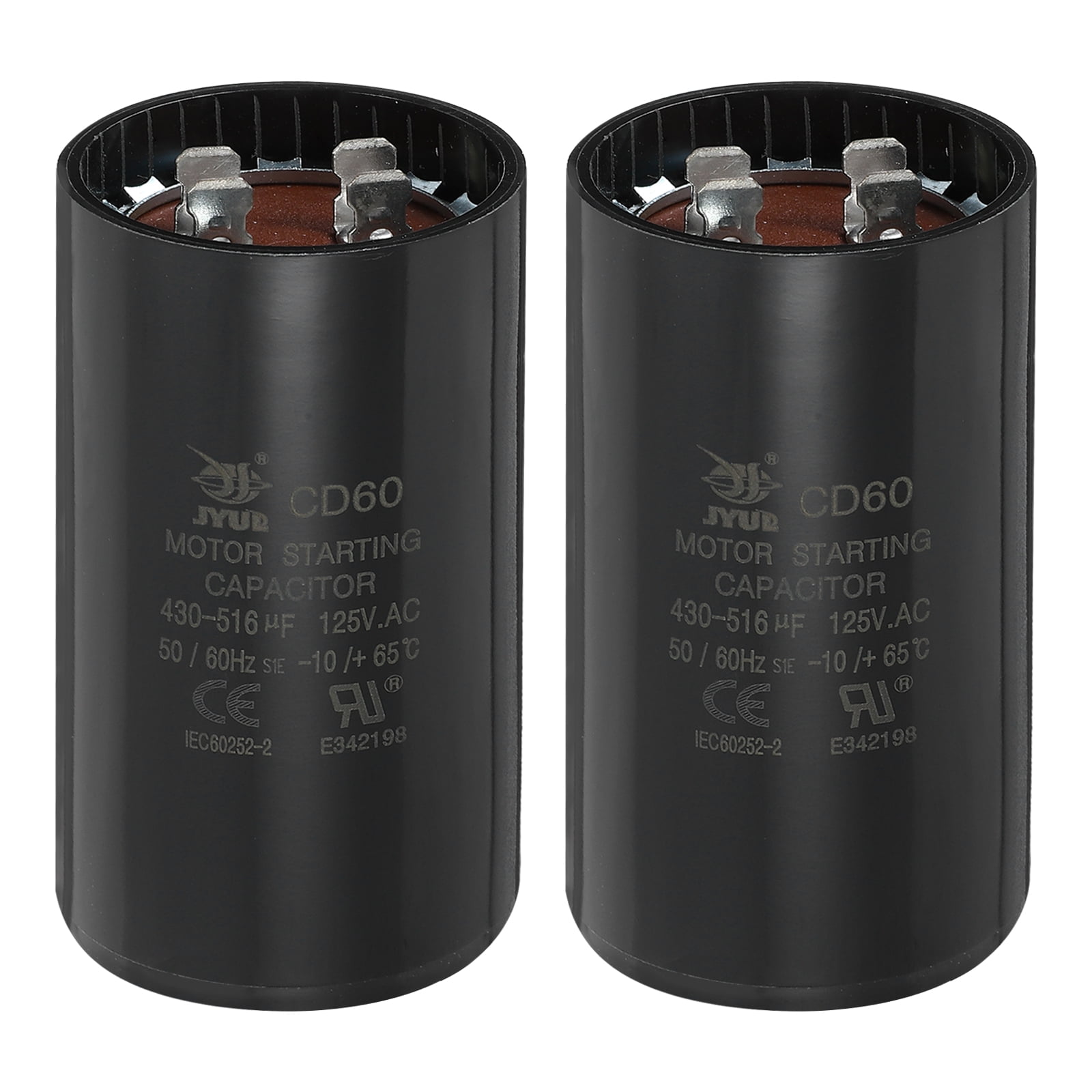Uxcell CD60 Capacitor 430-516 UF/Mfd, 125 VAC CD60 Run Motor Start ...