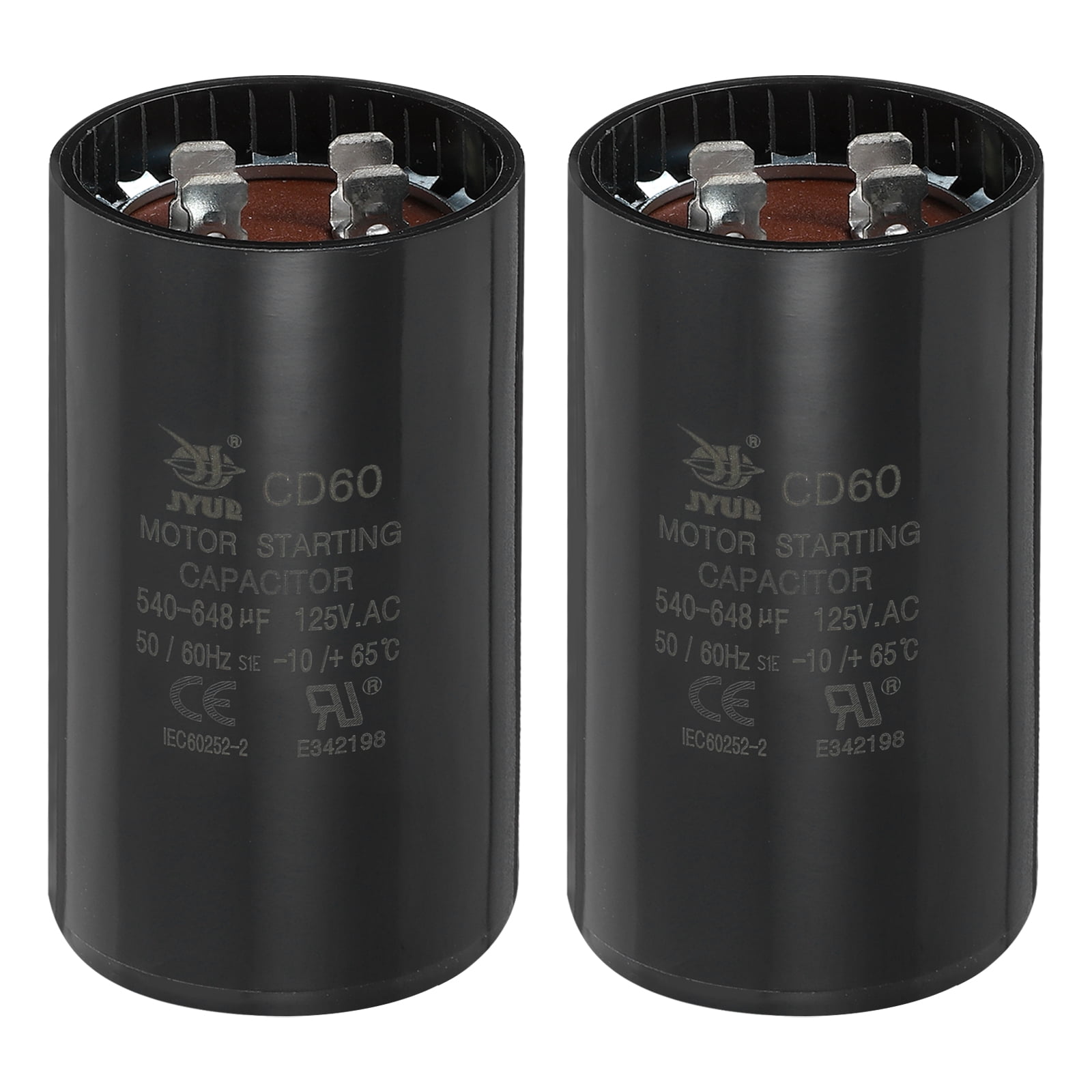 Uxcell CD60 Capacitor 540-648 UF/Mfd, 125 VAC CD60 Run Motor Start ...