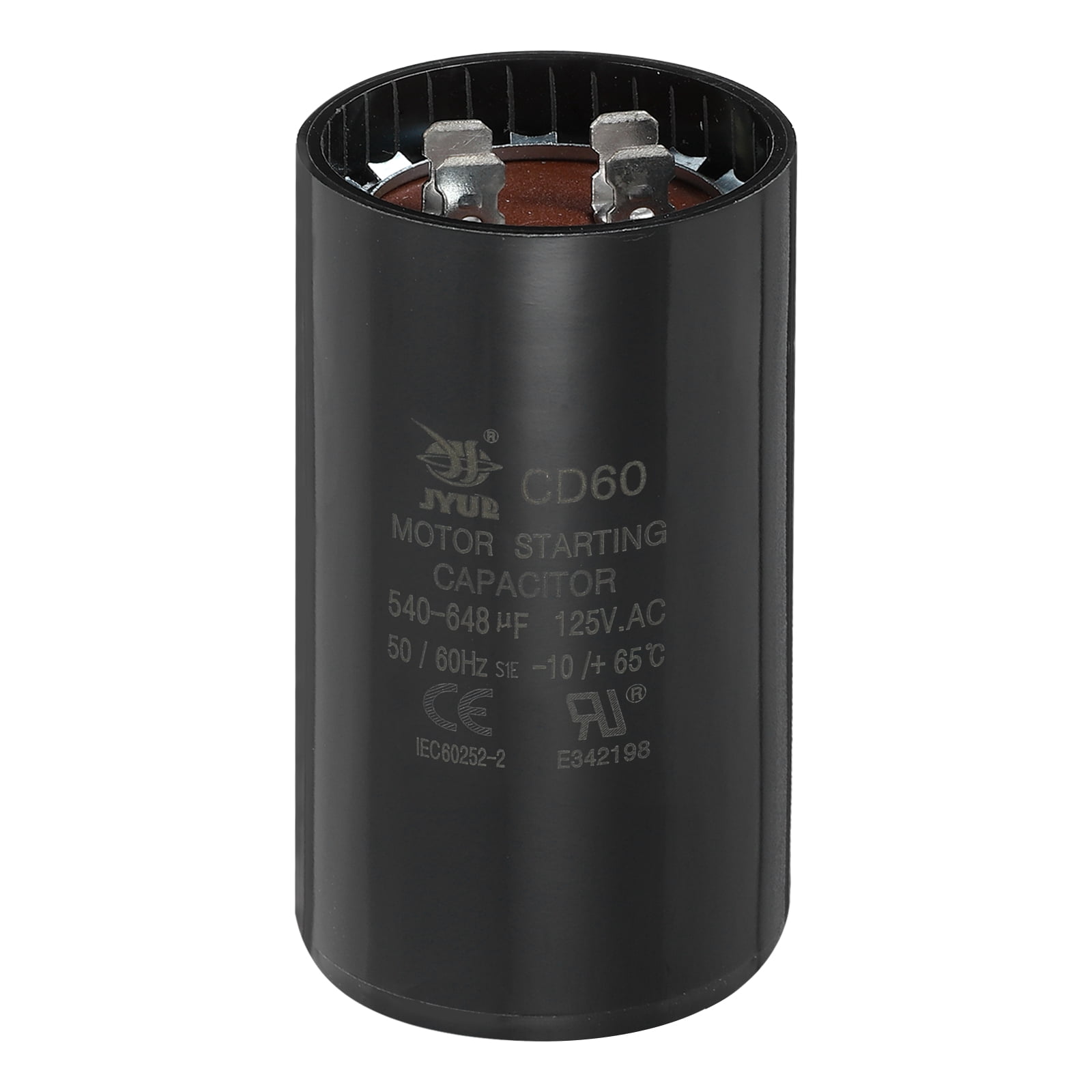 Uxcell CD60 Capacitor 540-648 UF/Mfd, 125 VAC CD60 Run Motor Start ...