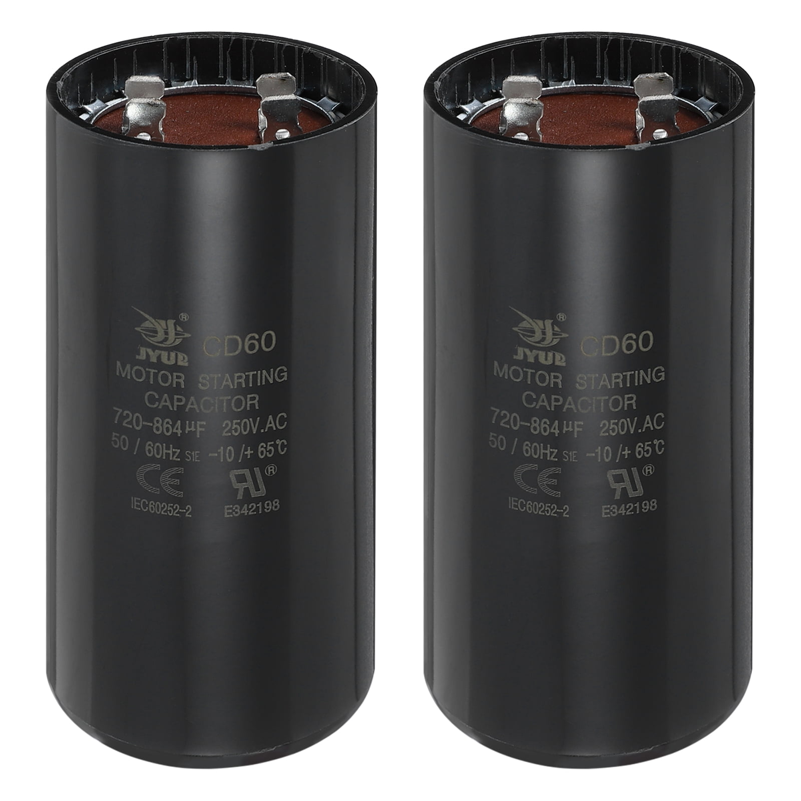 Uxcell CD60 Capacitor 720-864 UF/Mfd, 250 VAC CD60 Run Motor Start ...