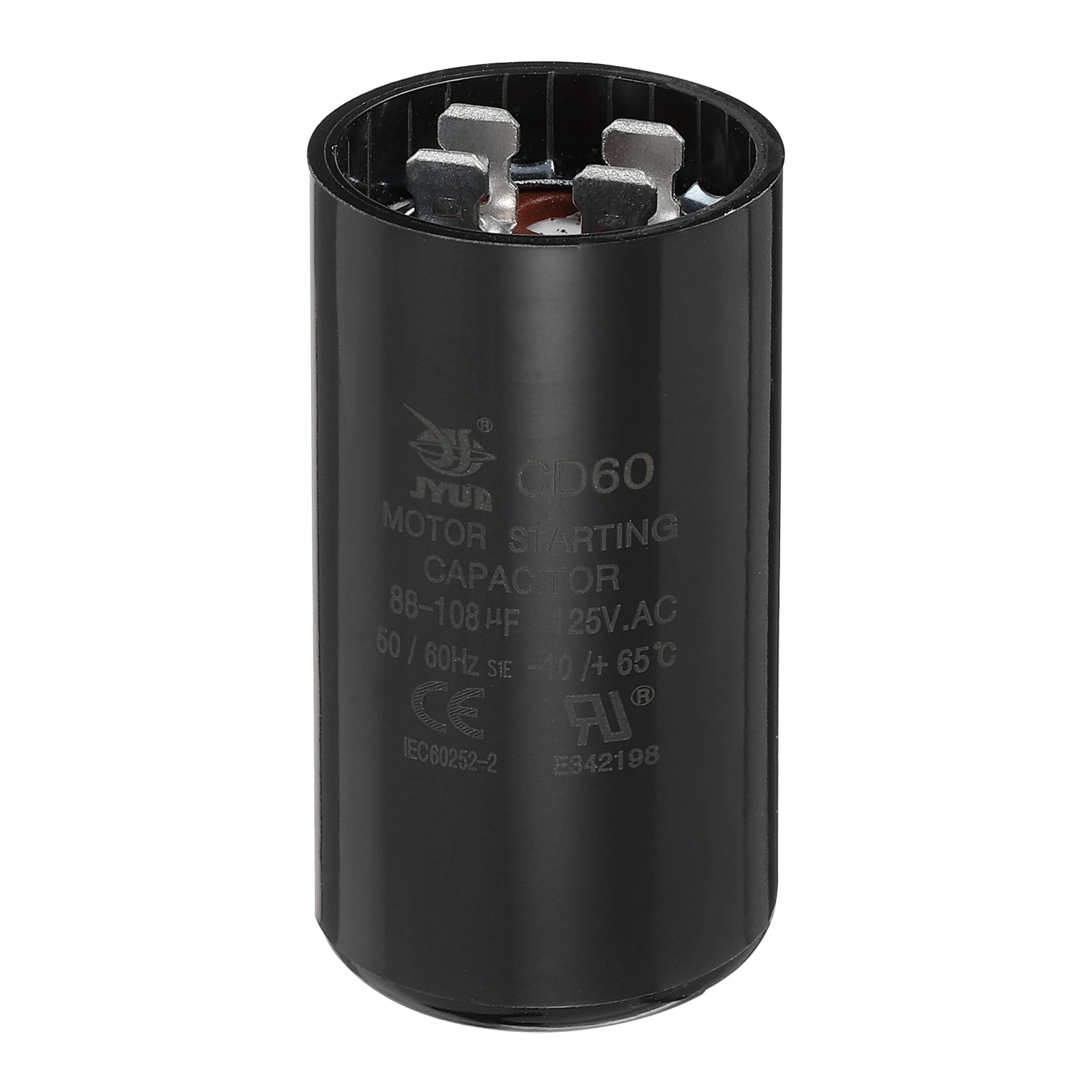 Uxcell CD60 Capacitors 88-108 UF/Mfd, 125 VAC CD60 Run Motor Start ...