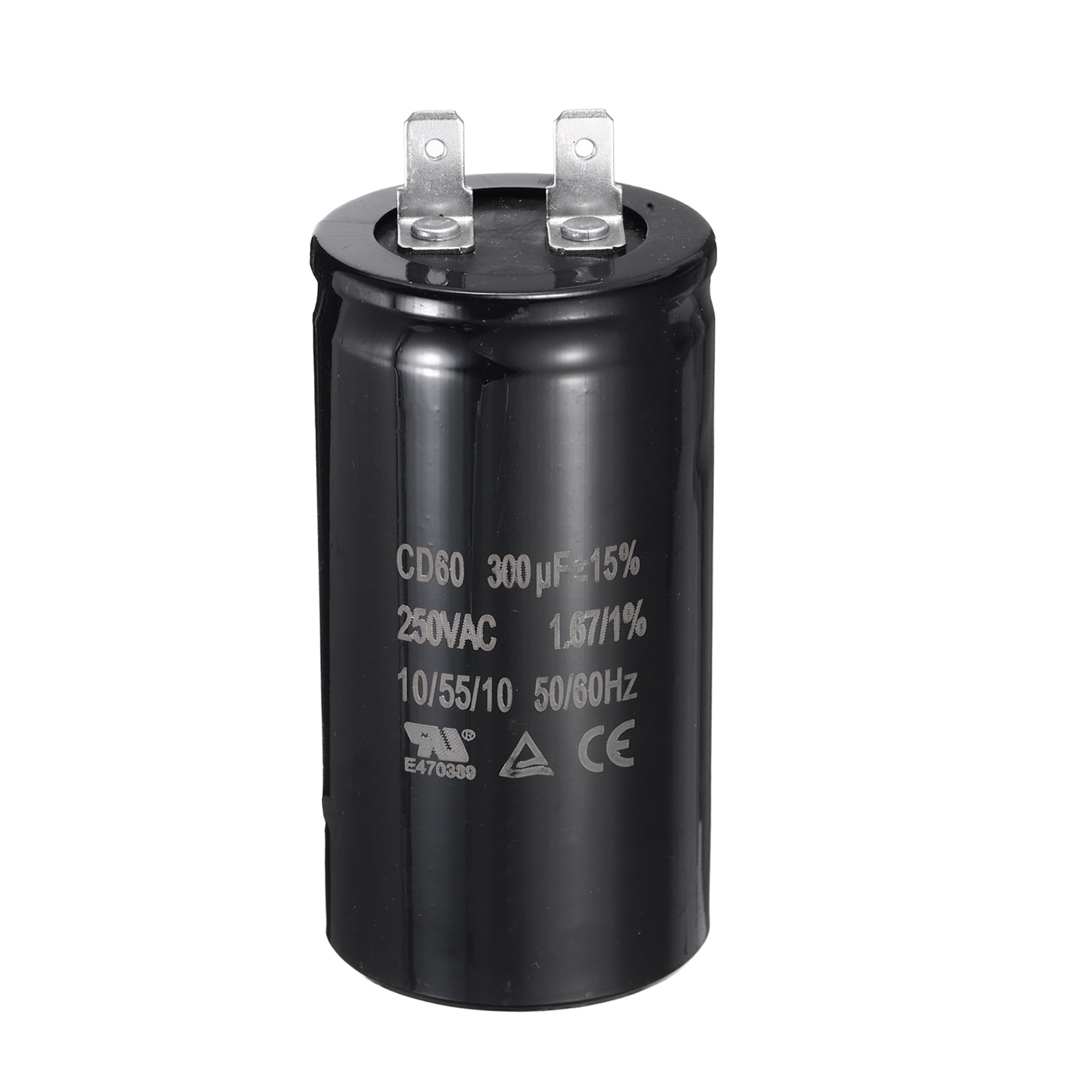 Uxcell CD60 Run Capacitor, 300uF 250VAC 50/60Hz CD60 Motor Starting ...