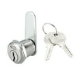 Uxcell Cabinet Cam Locks 20mm Cylinder Length 48mm Flat Cam Keyed Alike ...