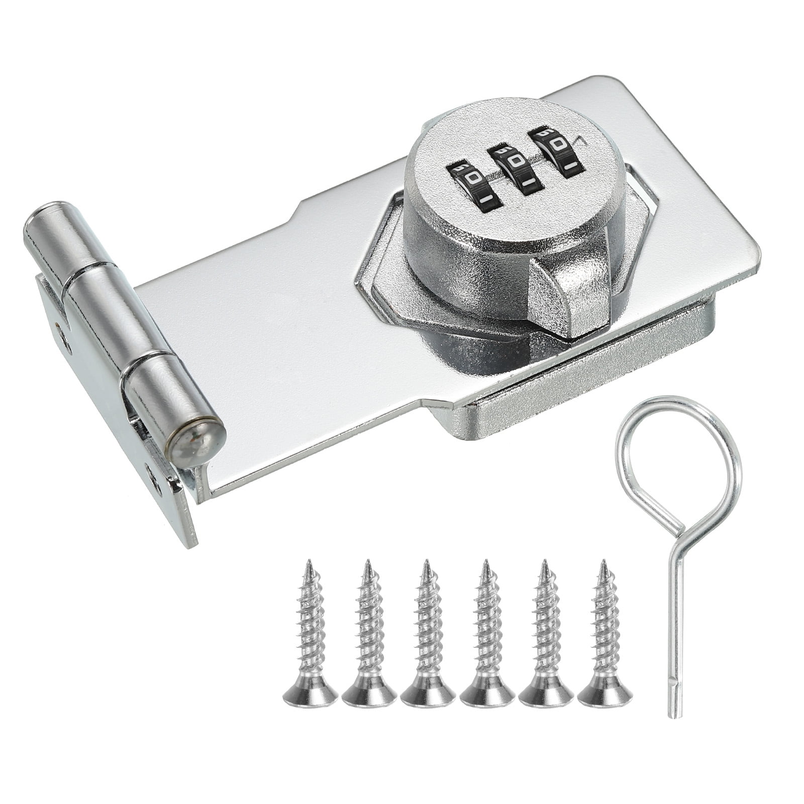 Uxcell Cabinet Combination Lock, 90 Degrees Cabinet Password Hasp Locks ...