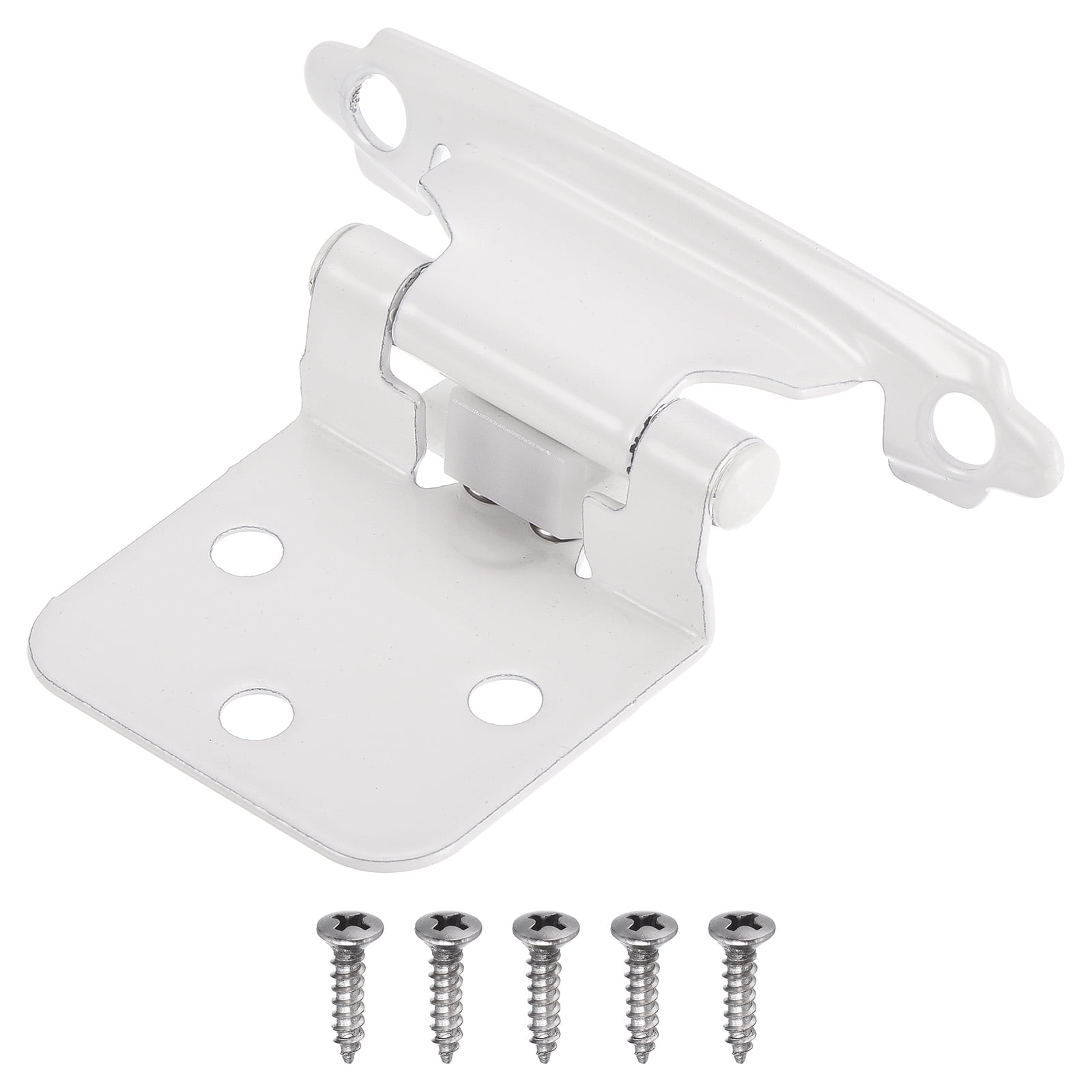 Uxcell Cabinet Hinges, 60Pack 1.2mm Thick - Spring Overlay Cabinet Door ...