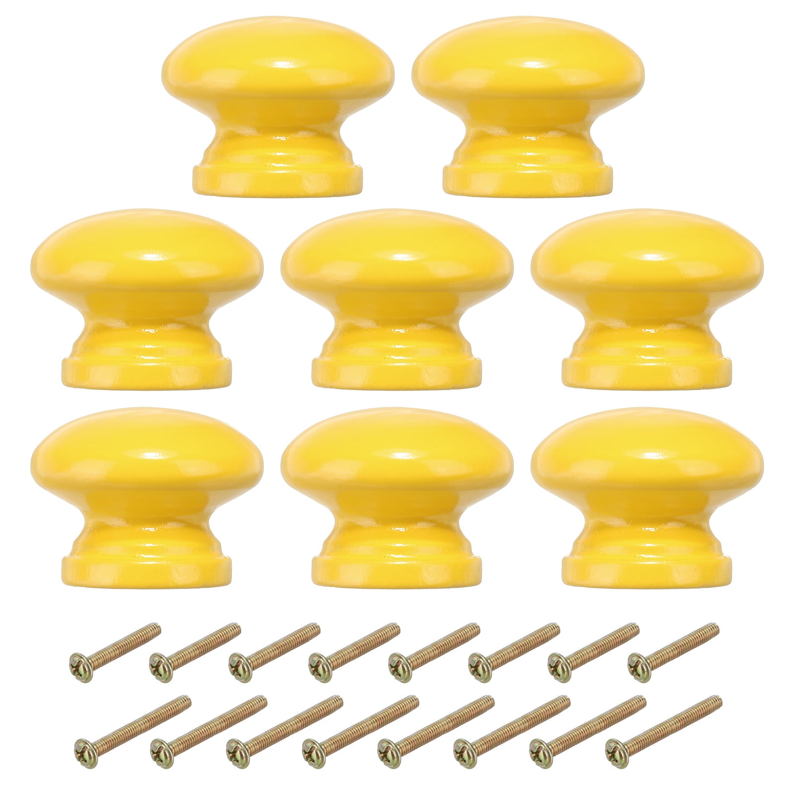 Uxcell Cabinet Knobs, Round Drawer Dresser Knobs Wood Handles Knobs ...