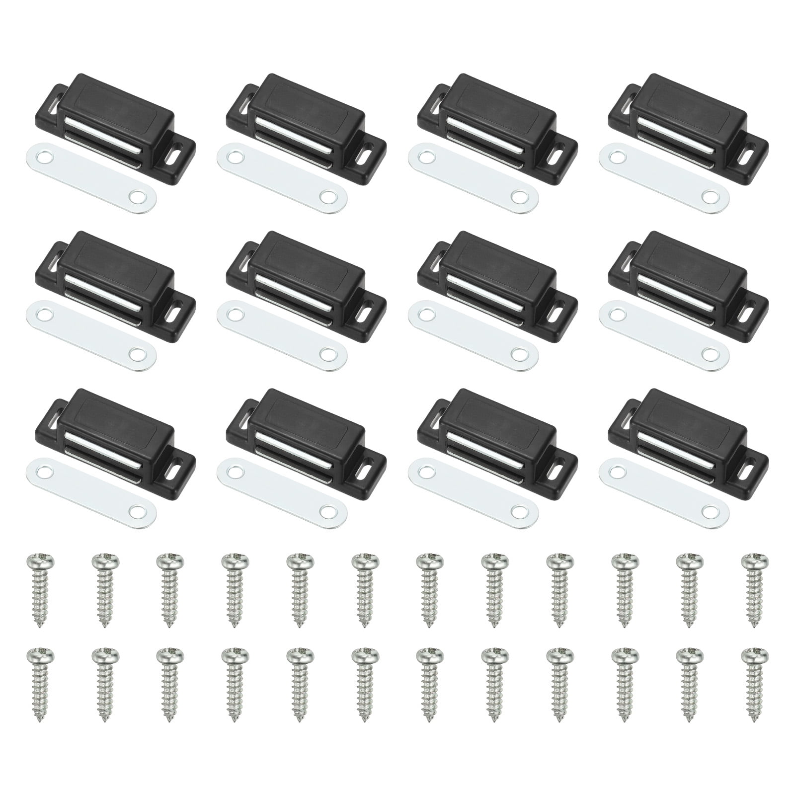 Uxcell Cabinet Magnets For Closure [12pcs] - Magnetic Door Latch for ...